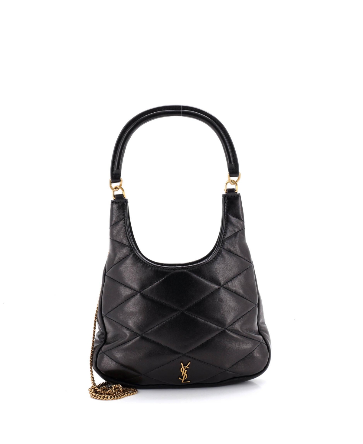 Click here for Pre-Owned Saint Laurent Sade Hobo Bag Quilted Leat... prices