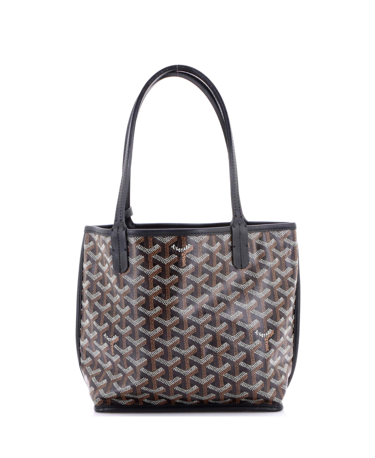 Click here for Pre-Owned Goyard Mini Anjou Reversible Tote Coated... prices