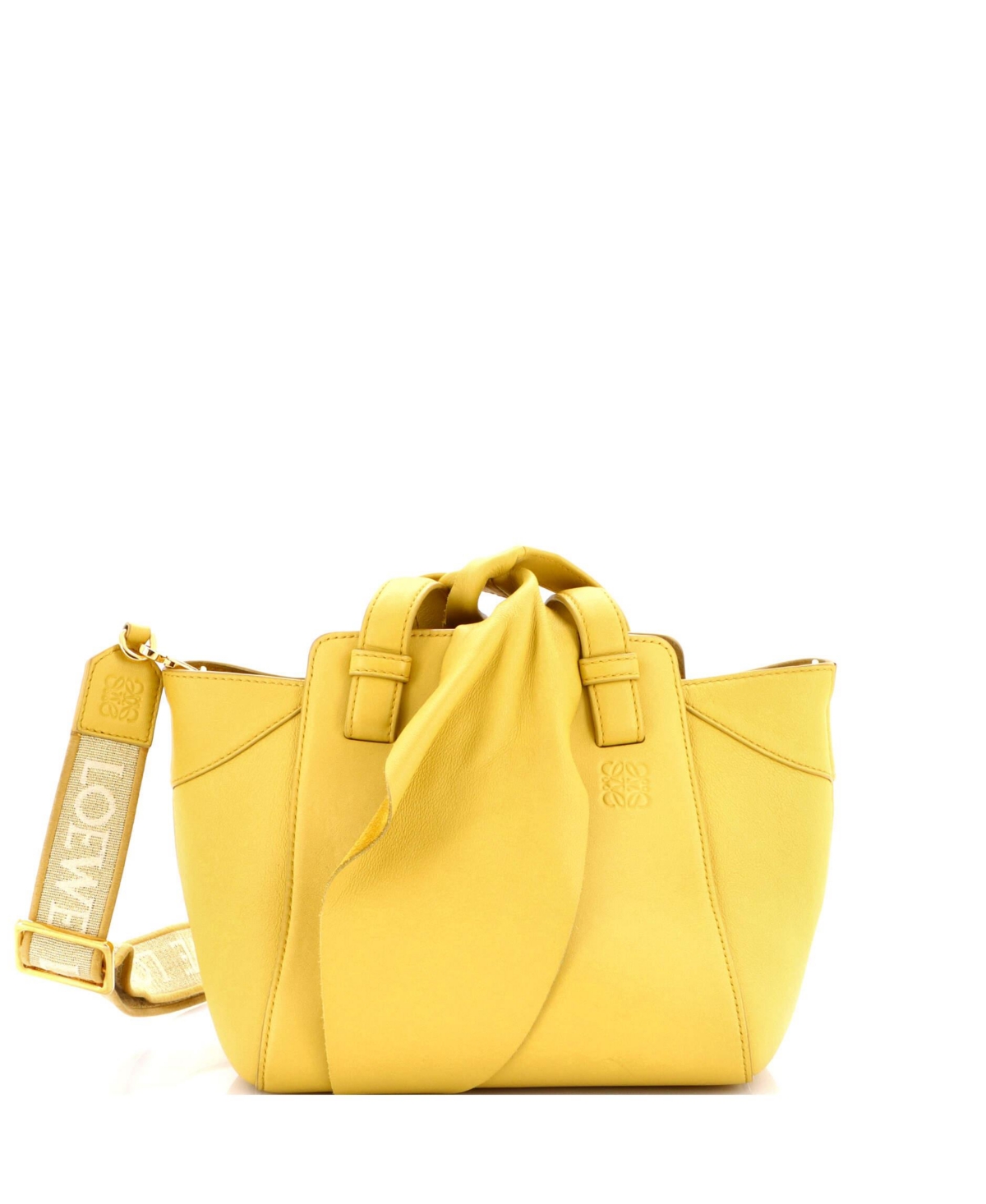 Click here for Pre-Owned Loewe Small Hammock Nugget Bunny Bag Lea... prices