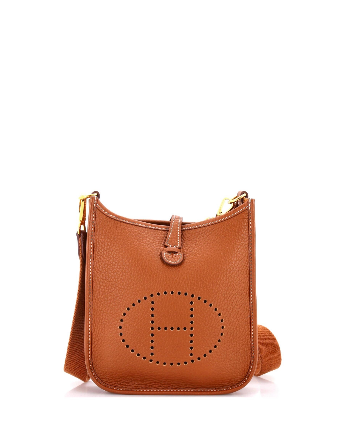 Click here for Pre-Owned HERMES Tpm Evelyne Bag Gen Iii Clemence... prices