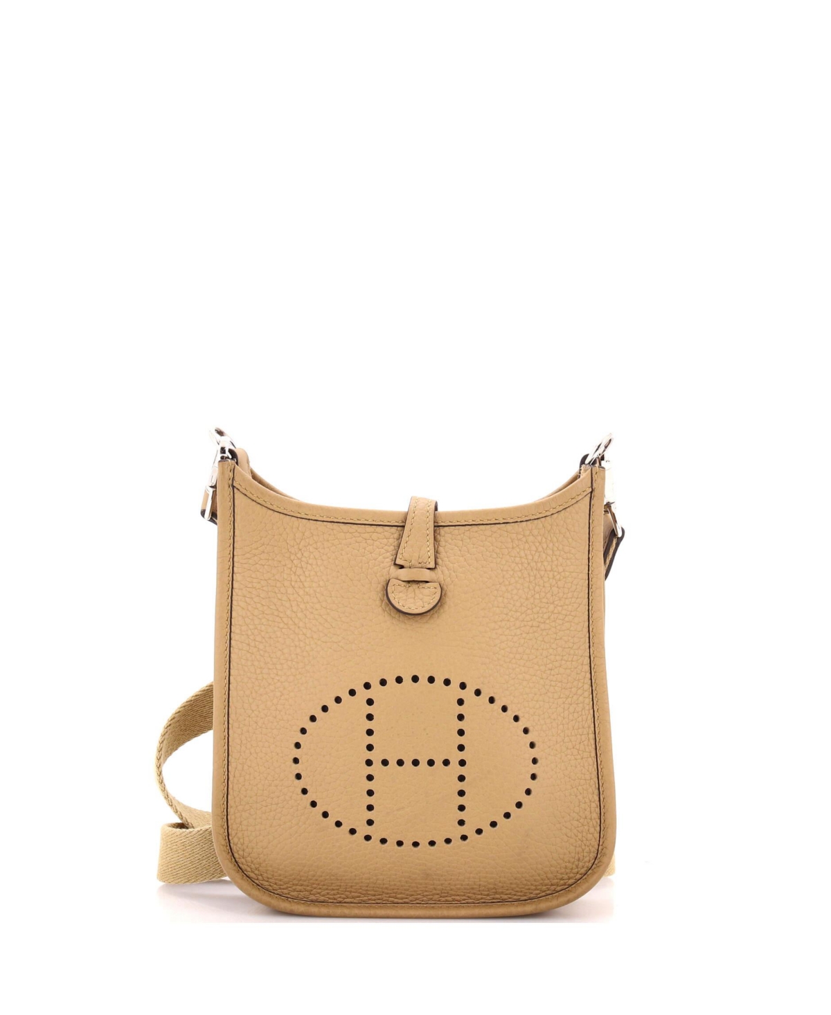 Click here for Pre-Owned HERMES Tpm Evelyne Bag Gen Iii Clemence... prices
