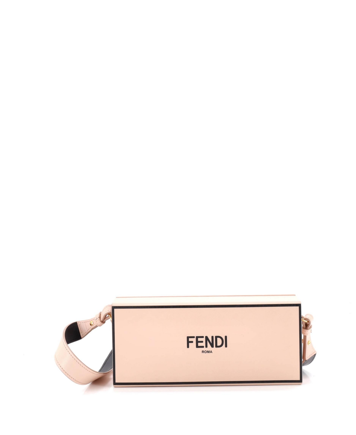 Click here for Pre-Owned Fendi Logo Horizontal Box Crossbody Bag... prices