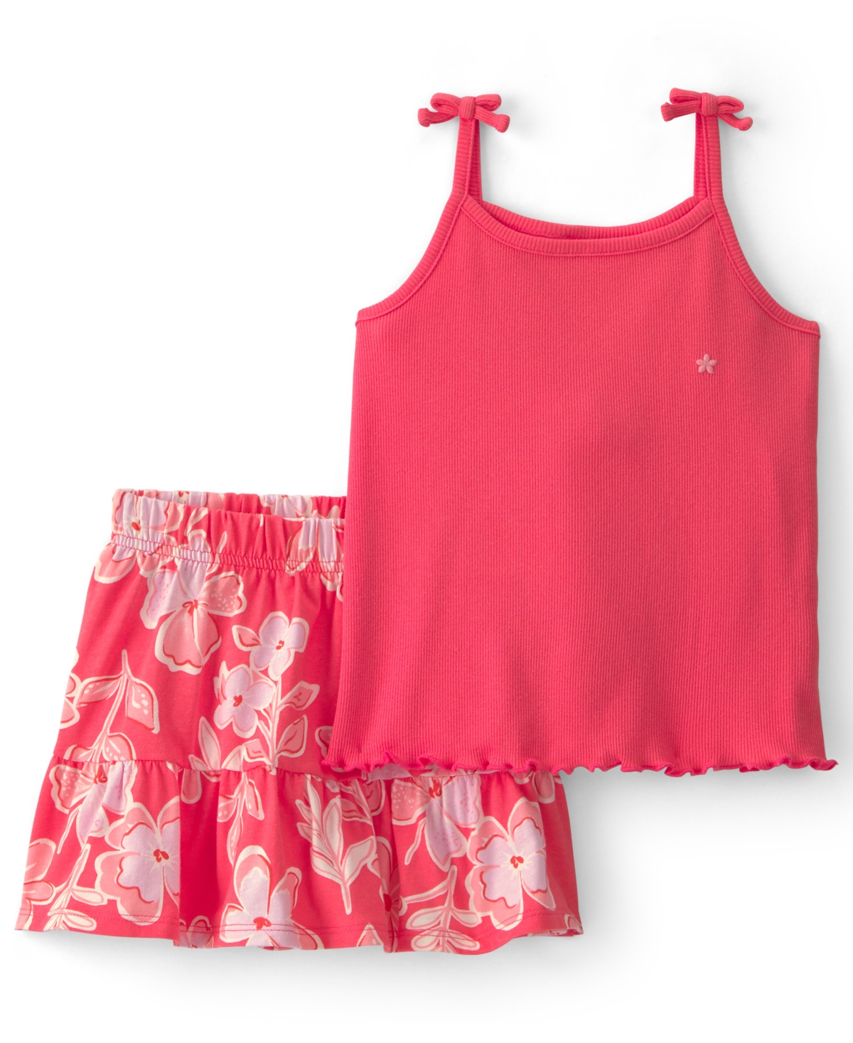 Click here for Carters Girls 2T-5T Floral Top and Skirt  2-Piece... prices