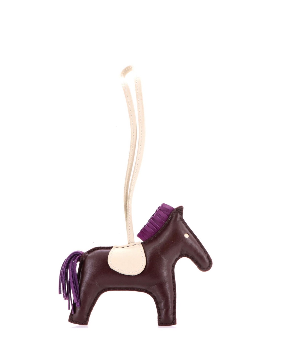 Click here for Pre-Owned HERMES Mm GriGri Rodeo Bag Charm Leather... prices