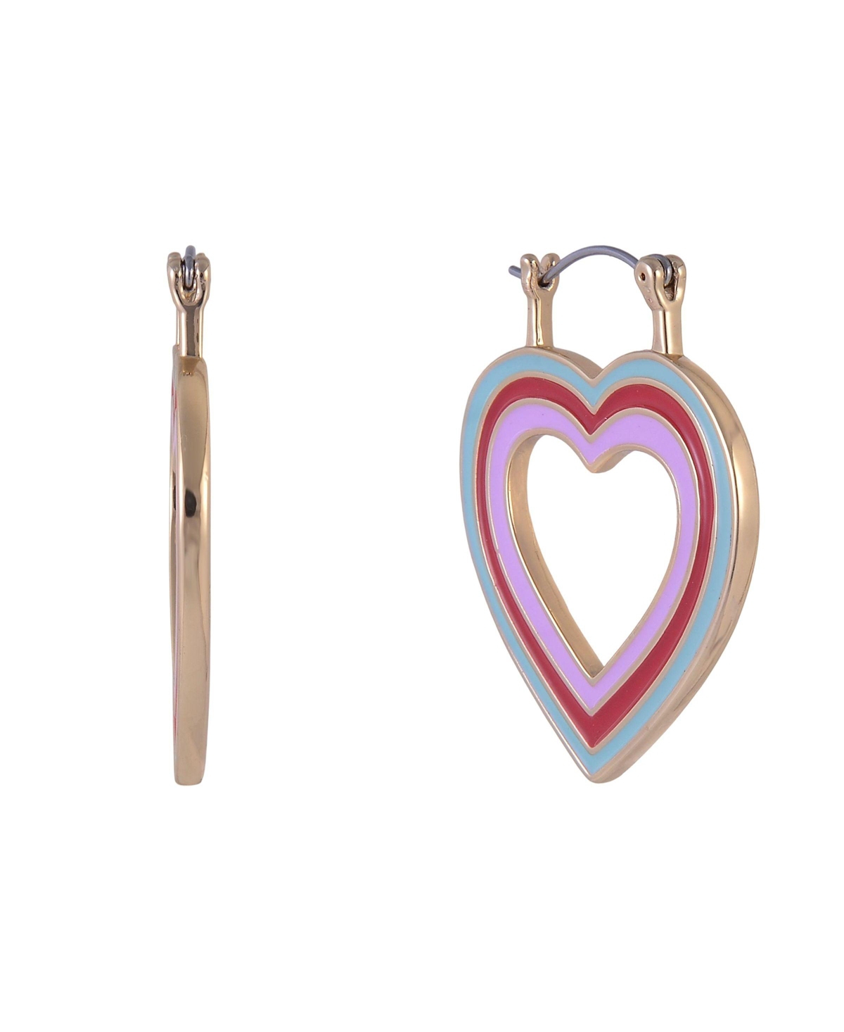 Click here for Hallmark Enamel Heart Hoop Earrings prices