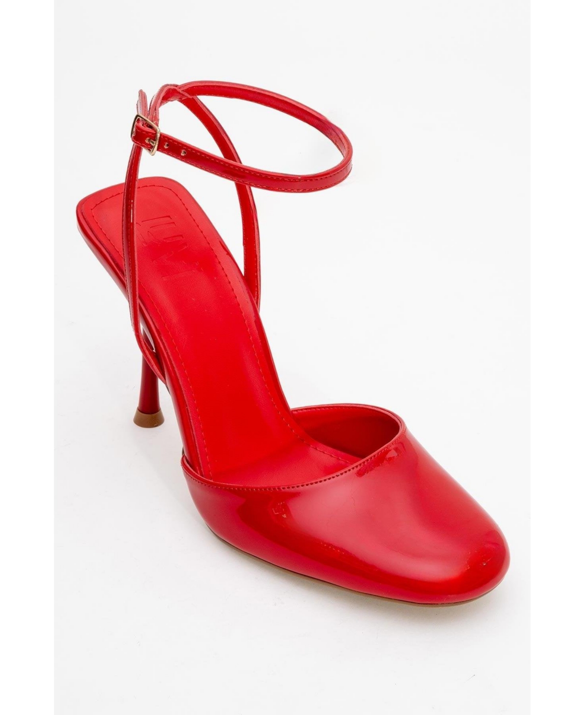 Click here for Prologue Shoes Blues Round Toe Ankle Strap Pump (W... prices