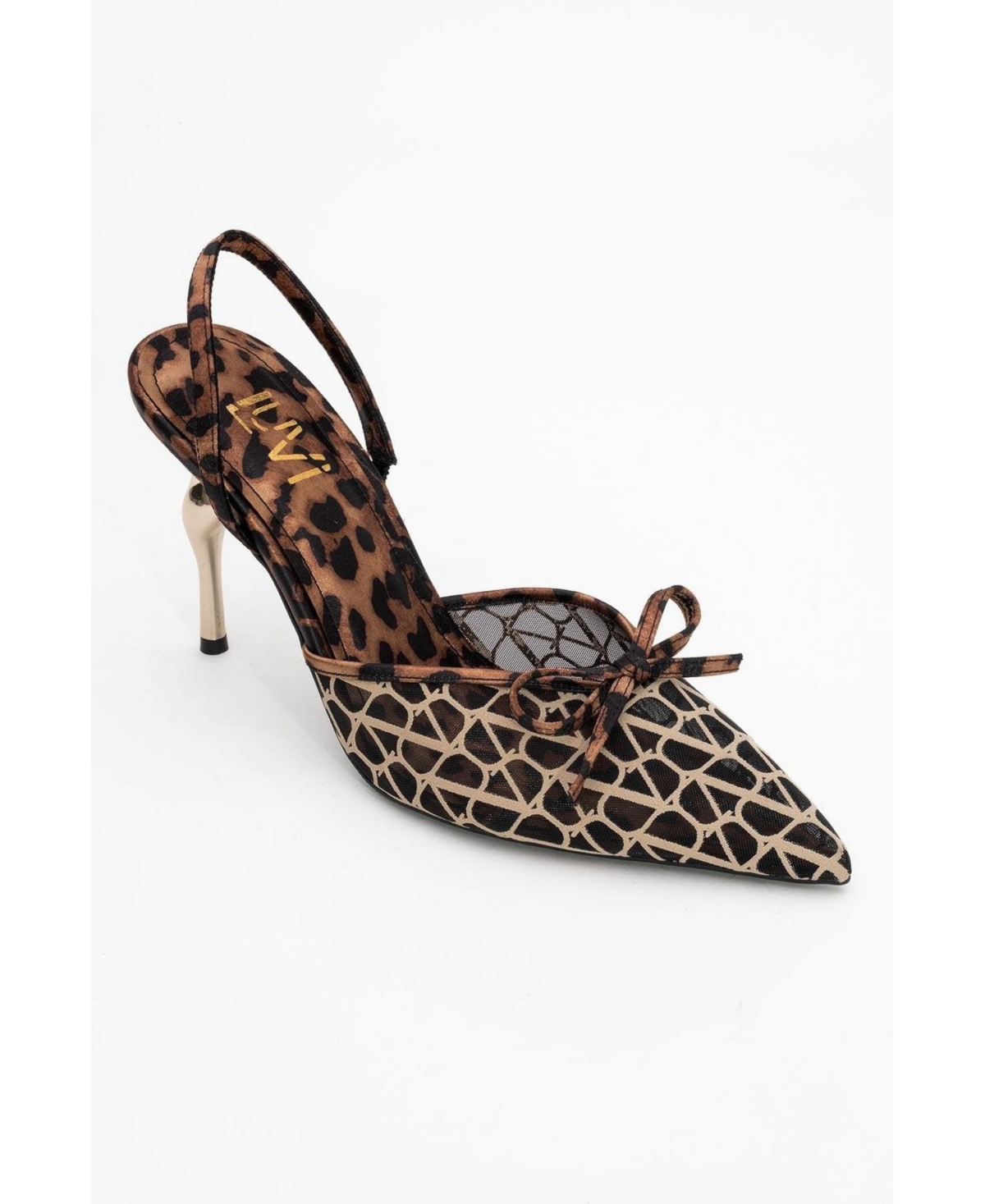 Click here for Prologue Shoes Womens Peony Mesh Bow Pointed Toe P... prices