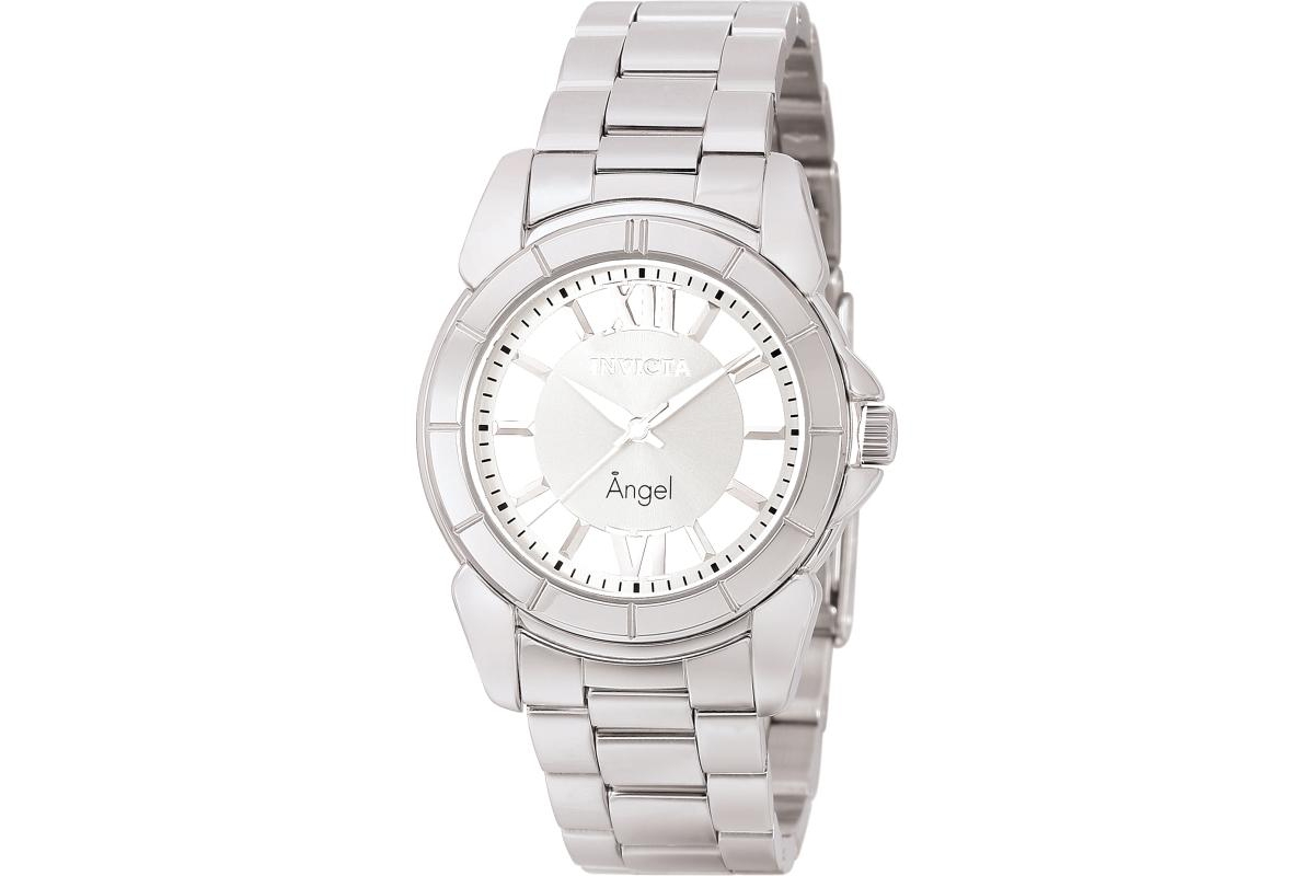 Click here for Invicta Womens 0457 Angel Quartz Dial Watch - Silv... prices