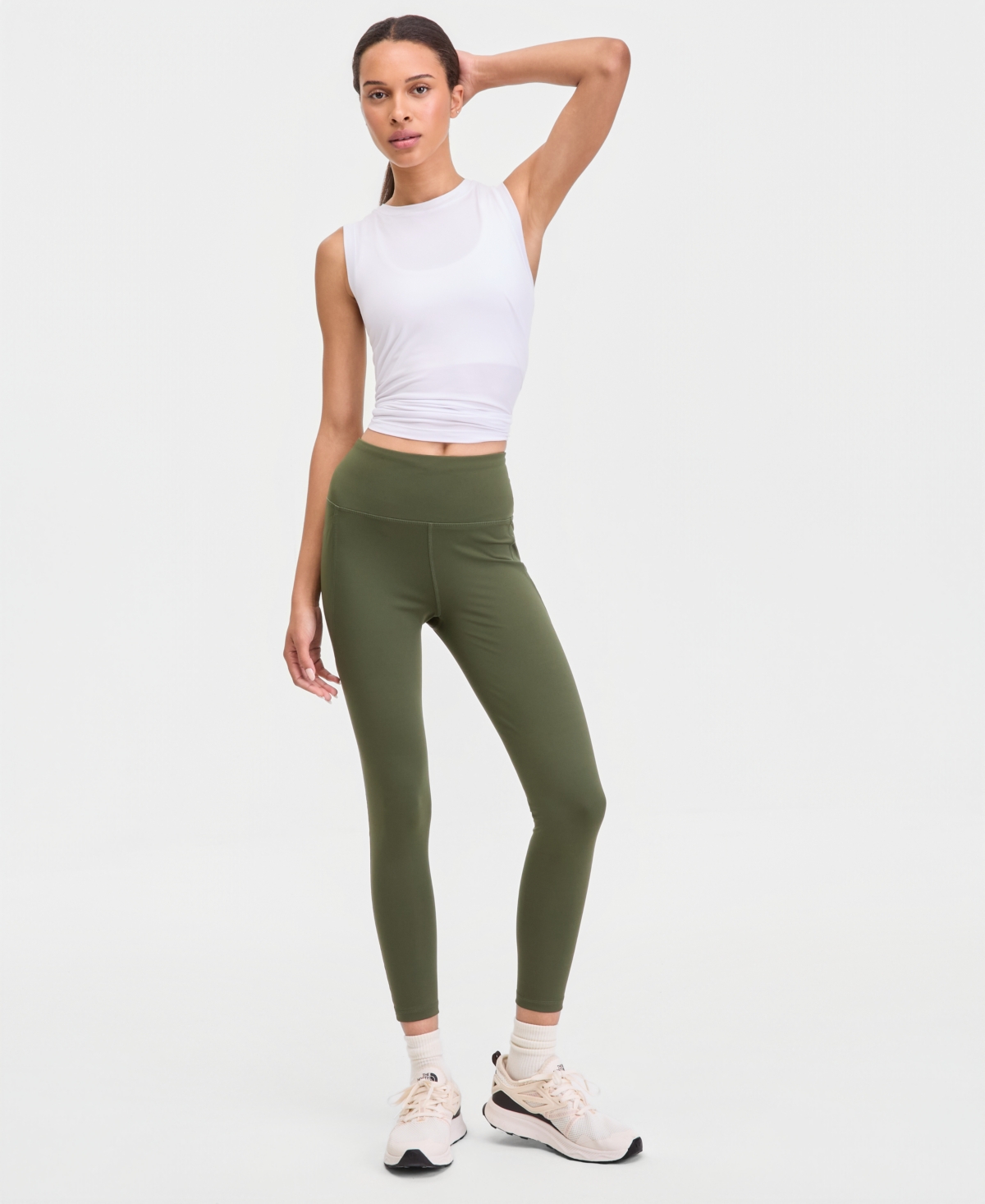 Click here for Id Ideology Womens Solid 7/8 Compression Leggings... prices
