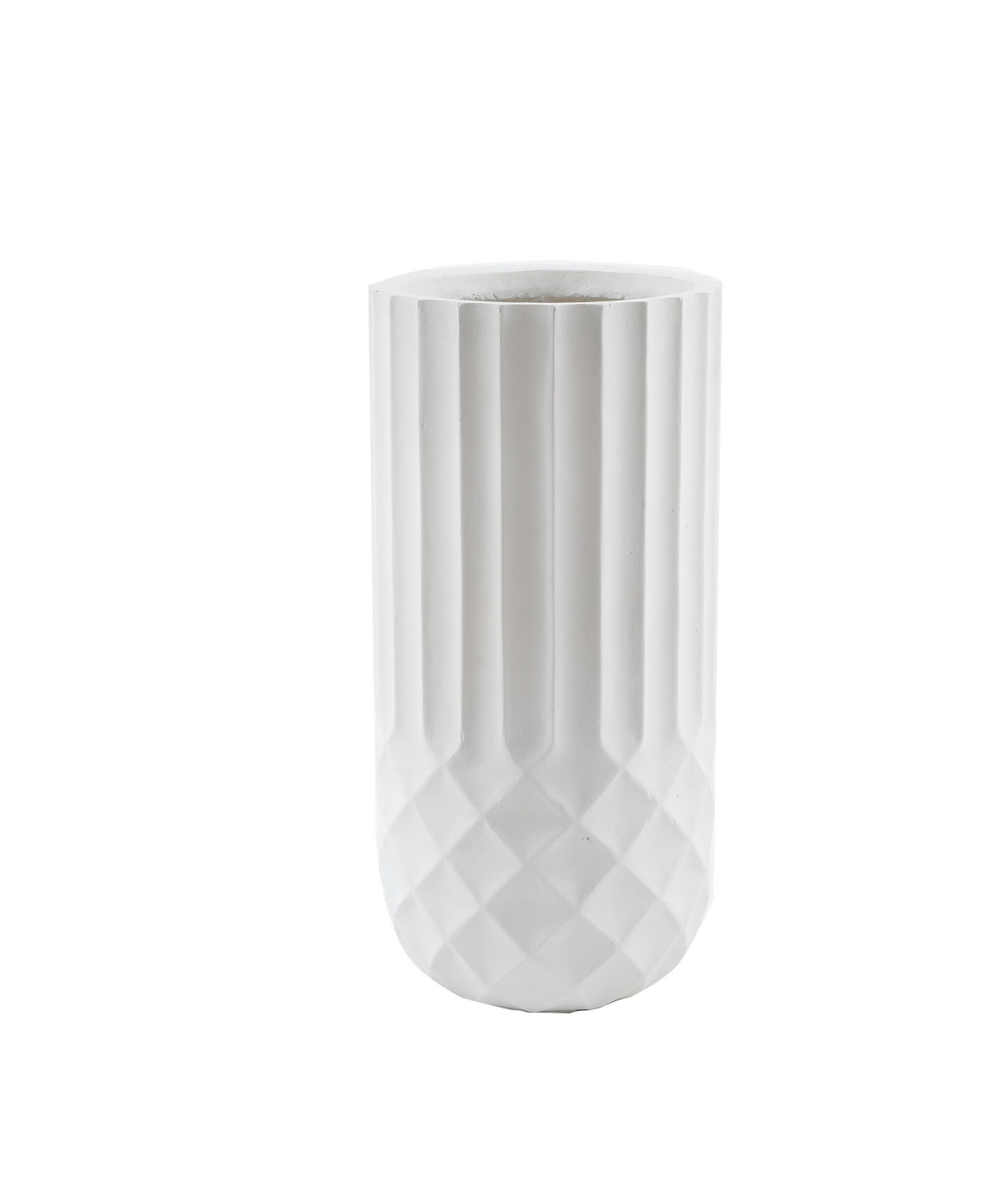 Click here for LuxenHome Tall MgO Planter - White prices
