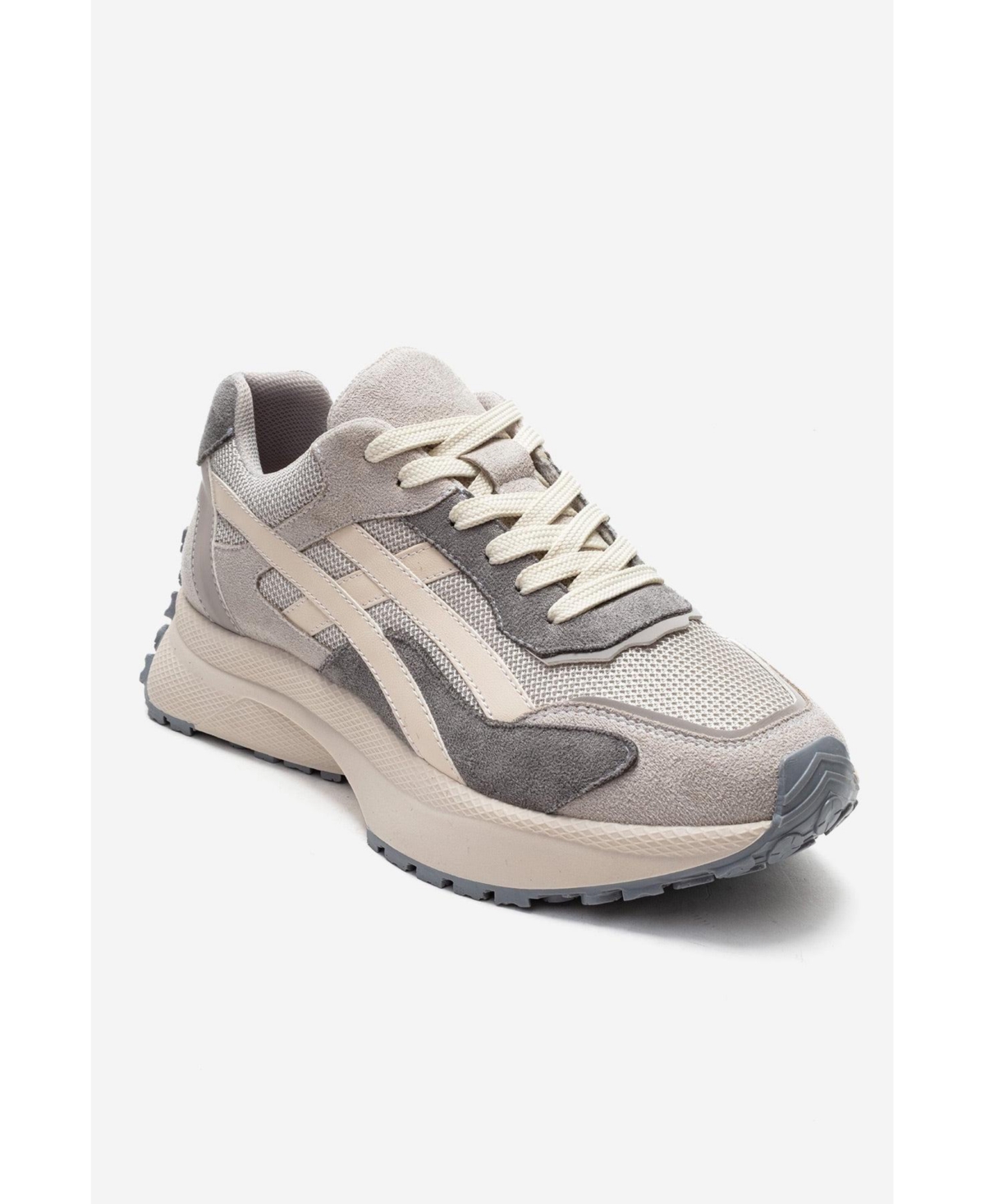 Click here for Prologue Shoes Womens Calina Sneaker - Beige suede prices