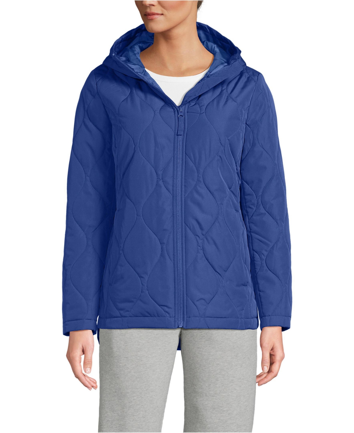 Click here for Lands End Womens FeatherFree Onion Quilted Insulat... prices