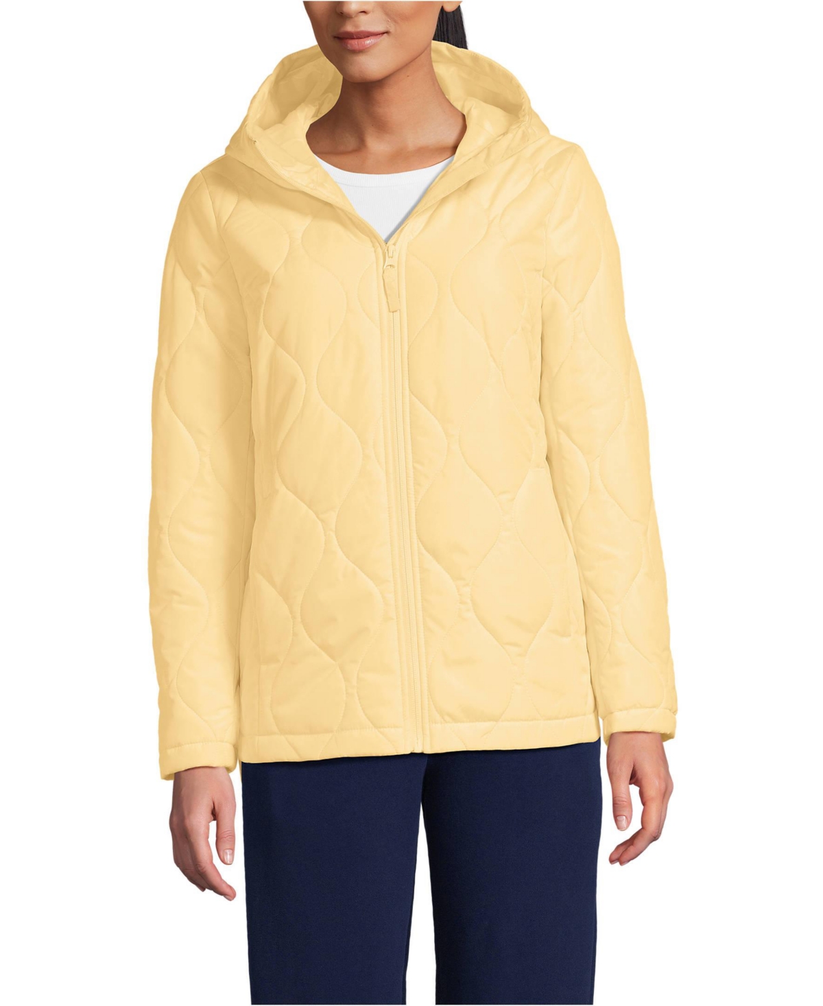 Click here for Lands End Womens FeatherFree Onion Quilted Insulat... prices