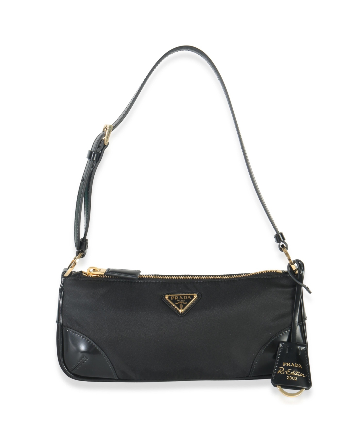 Click here for Pre-Owned Prada Black Tessuto Nylon Re-Edition 200... prices