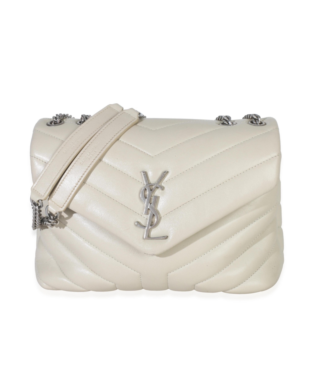 Click here for Pre-Owned Saint Laurent Beige Quitlted Calfskin Sm... prices