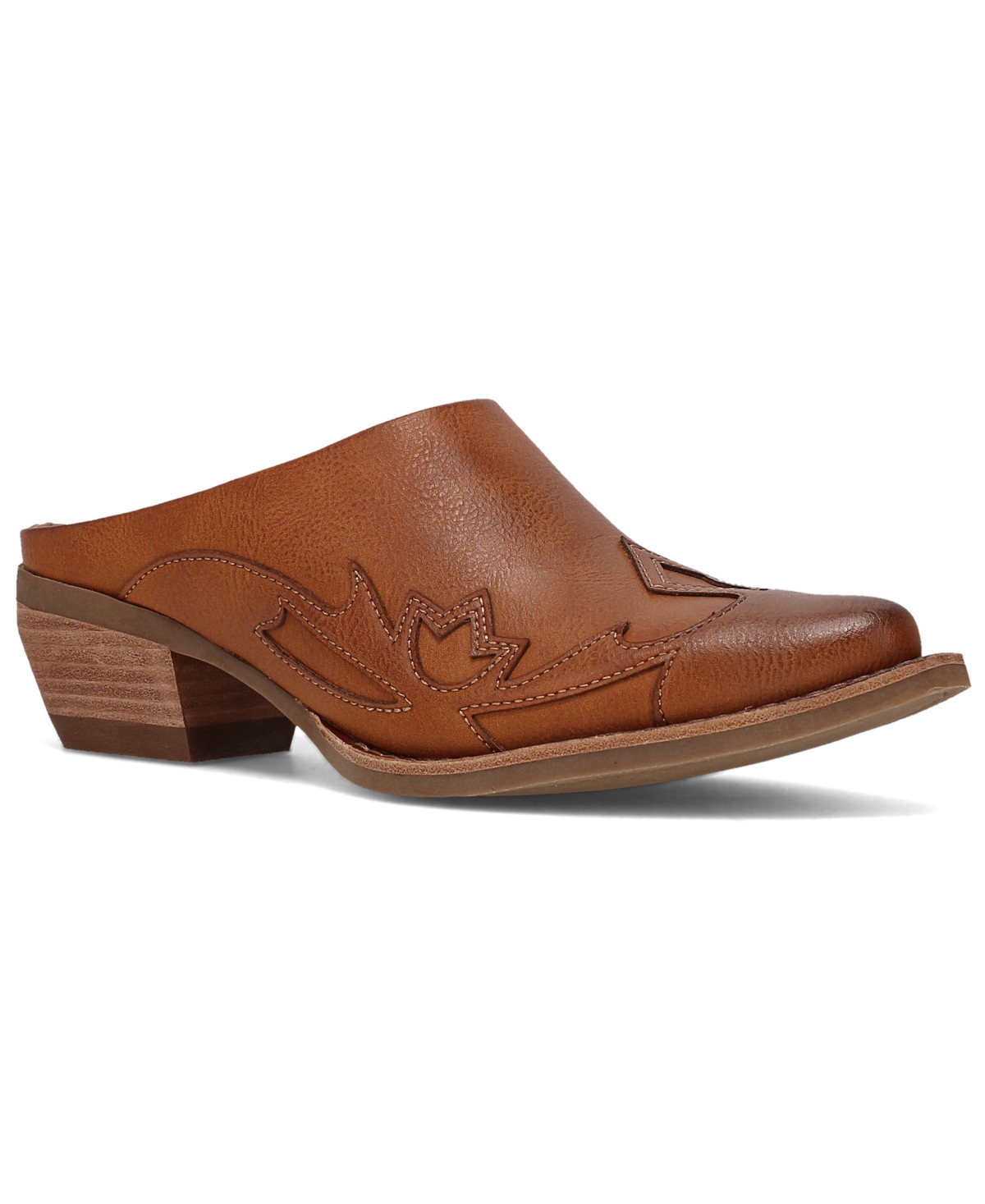 Click here for Frye and Co. Womens Irlene Slip-On Mules - Cognac prices