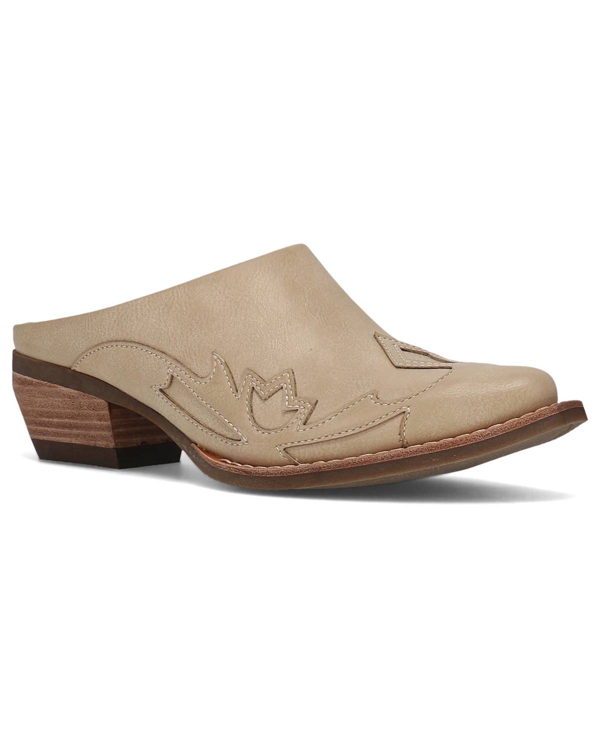 Click here for Frye and Co. Womens Irlene Slip-On Mules - Cream prices