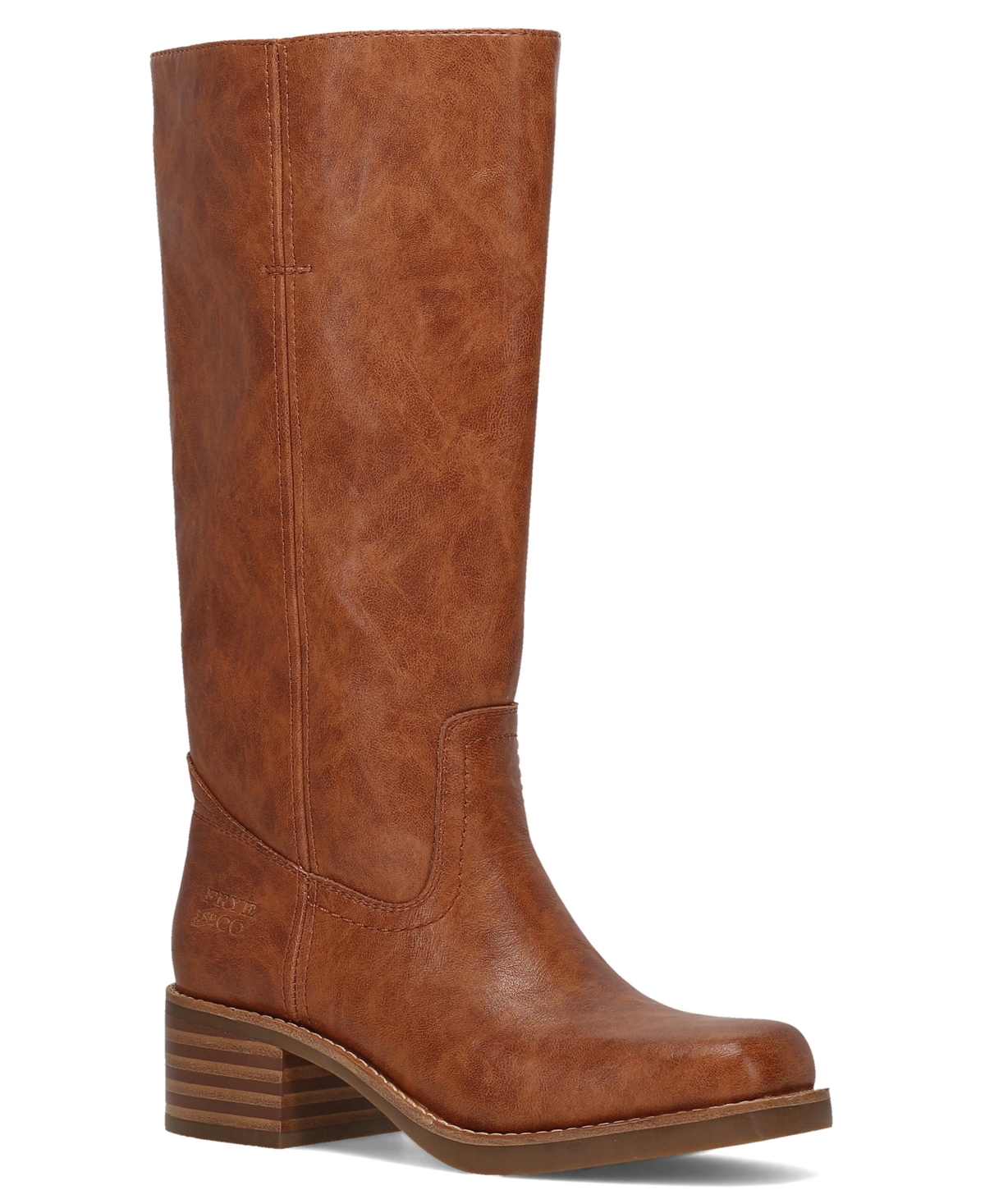 Click here for Frye and Co. Womens Miranda Leather Stacked Heel B... prices