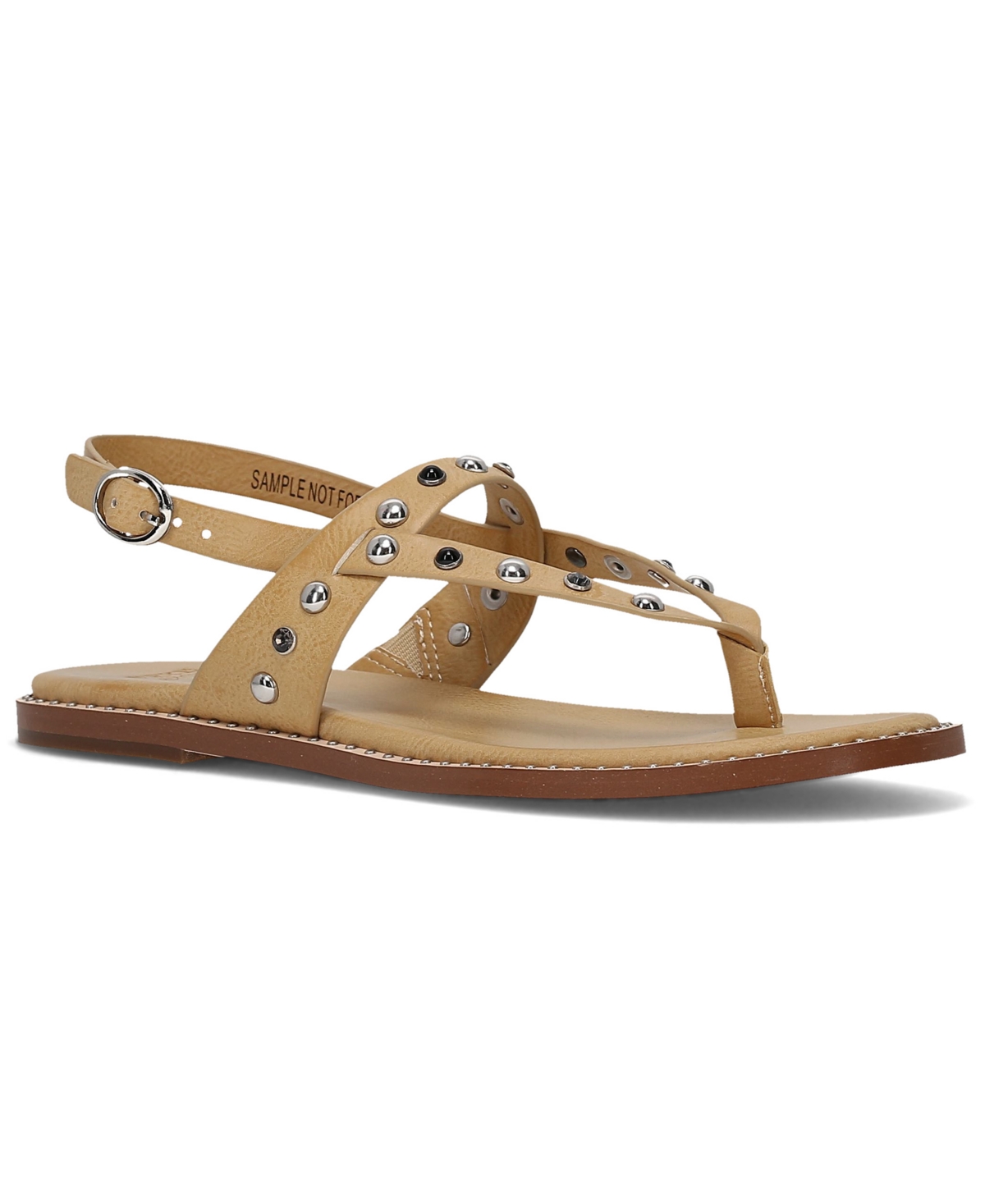 Click here for Frye and Co. Womens Bucky Studded Thong Round Toe... prices