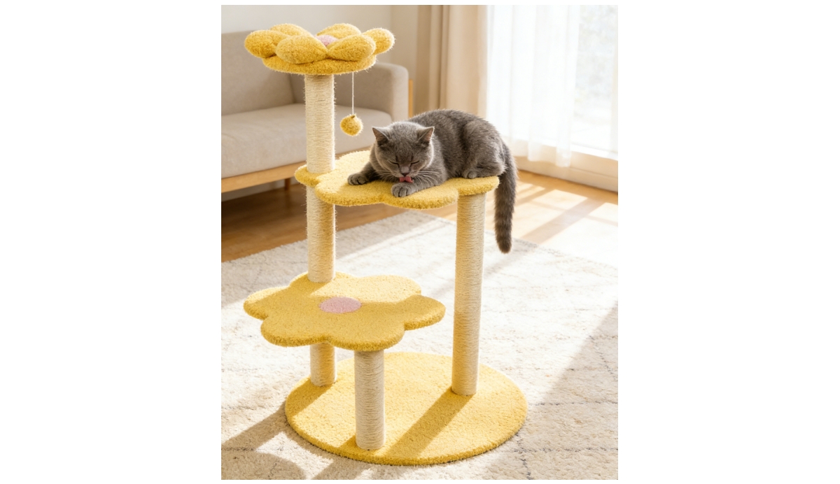 Click here for Zeus & Ruta Multi Level Cat Tree with Cozy Perch S... prices
