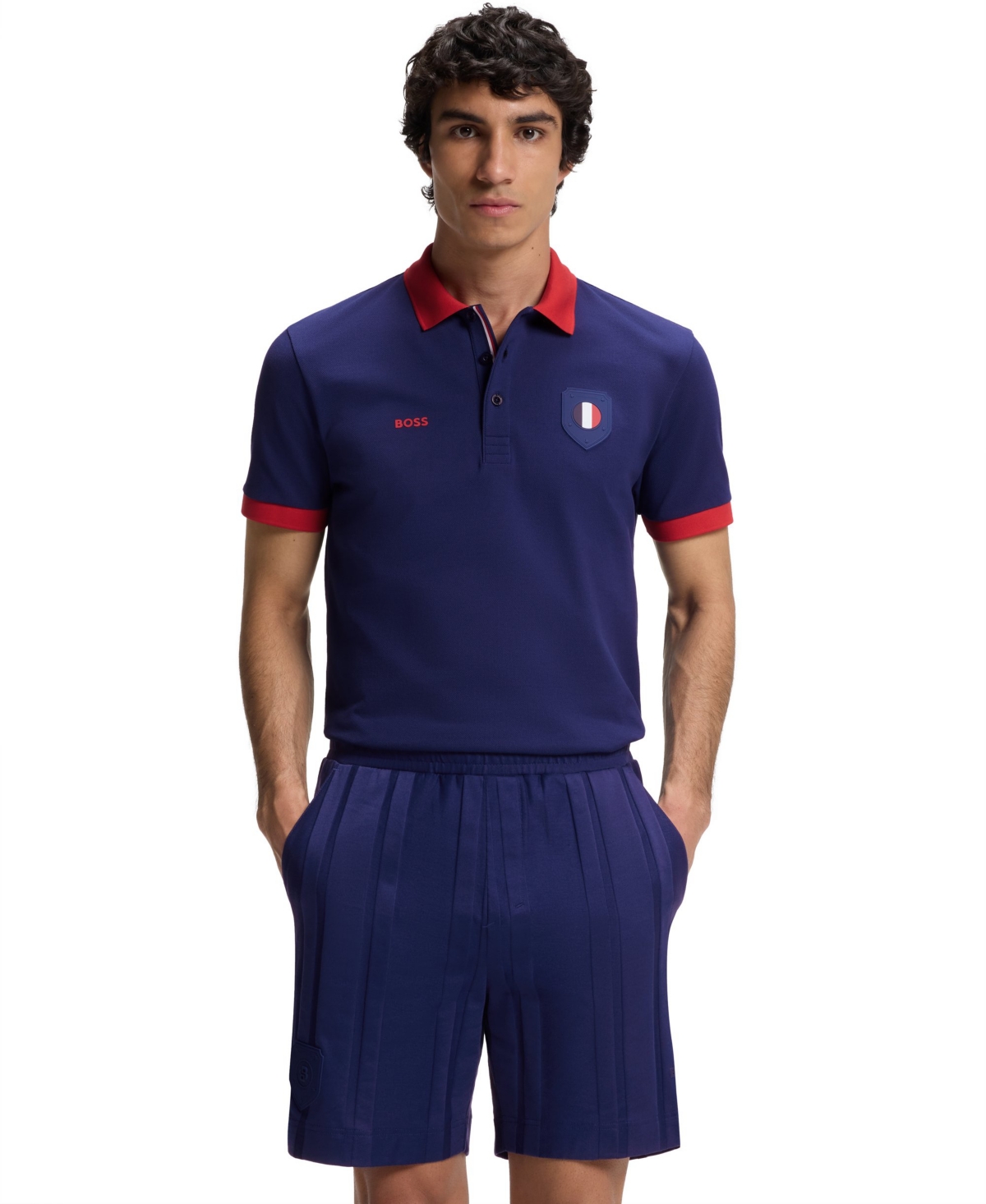 Click here for Boss by Hugo Boss Mens Paddy France Country Flag T... prices