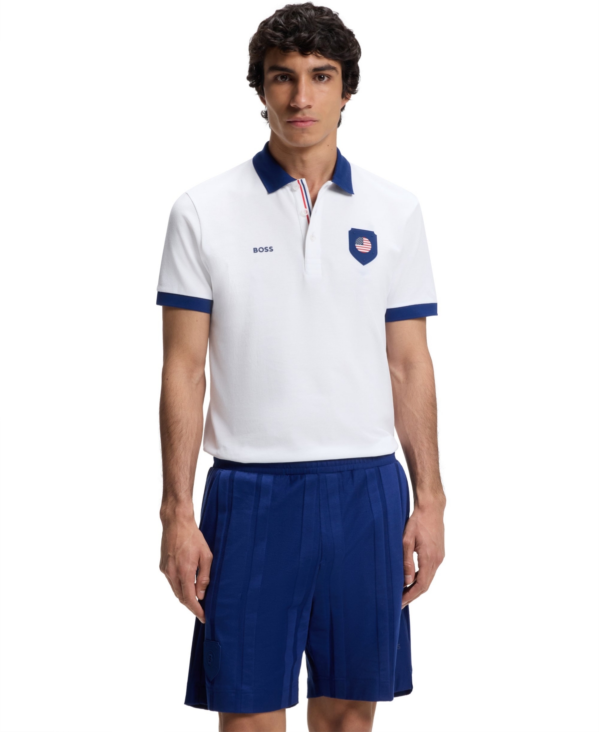 Click here for Boss by Hugo Boss Mens Paddy Usa Country Flag Trim... prices