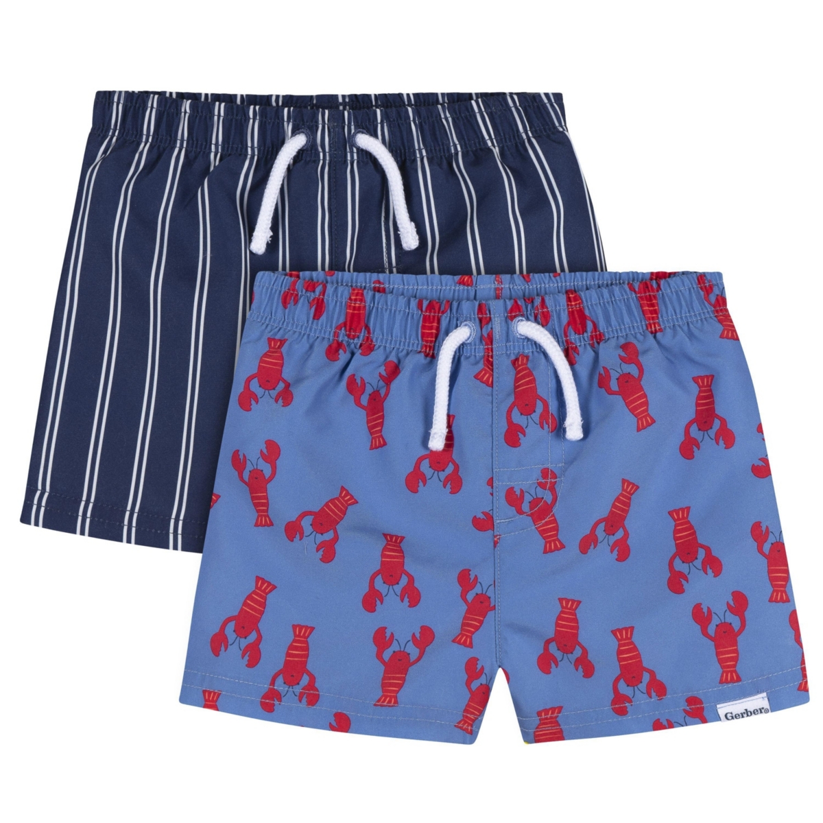 Click here for Gerber Baby Boys 2-Pack Swim Trunks  Lighthouse  0... prices