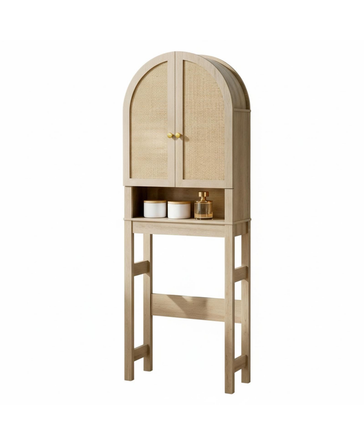 Click here for Yigii Over The Toilet Storage Cabinet Arched Ratta... prices