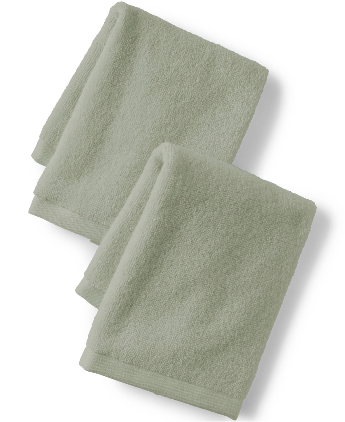 Click here for Lands End Quick-Dry Cotton 2-Piece Washcloth Set -... prices