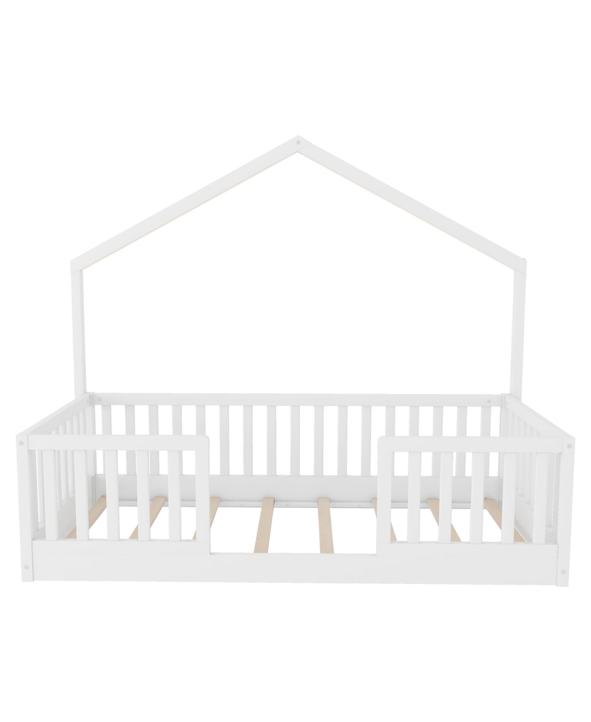 Click here for Jujabu Twin Wooden Montessori Floor Bed with High... prices