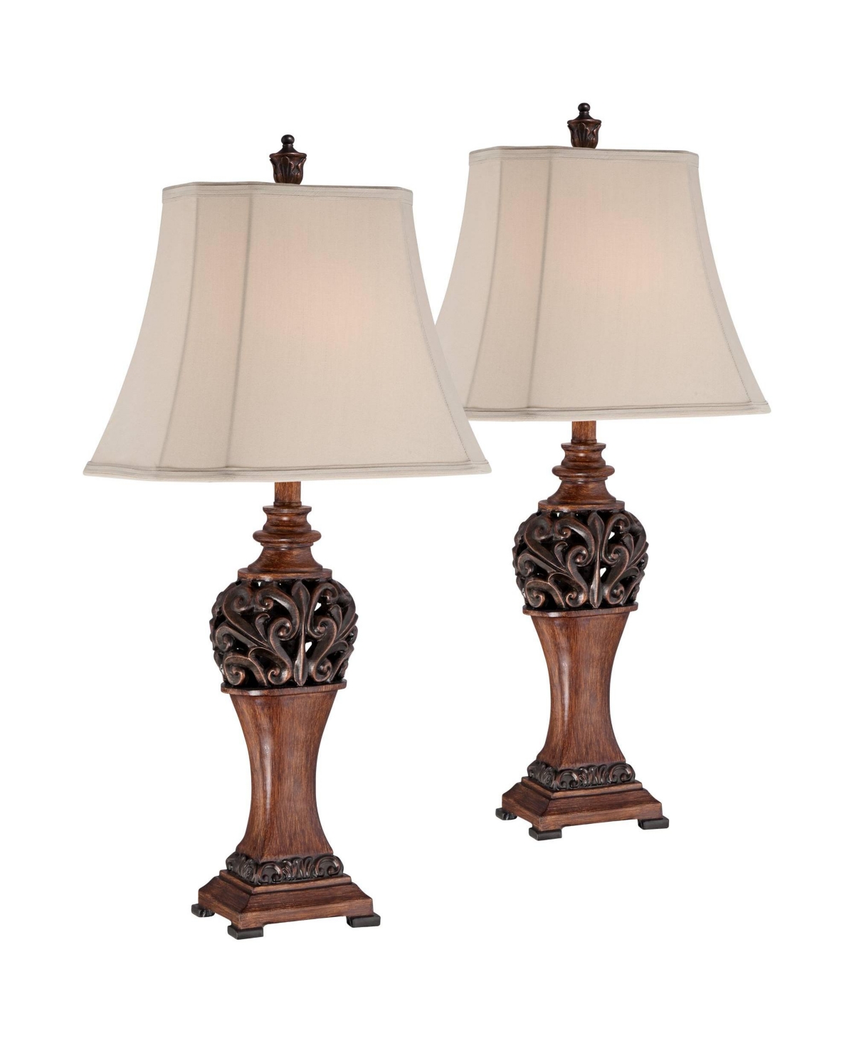 Click here for Regency Hill Exeter Traditional Table Lamps Tall S... prices