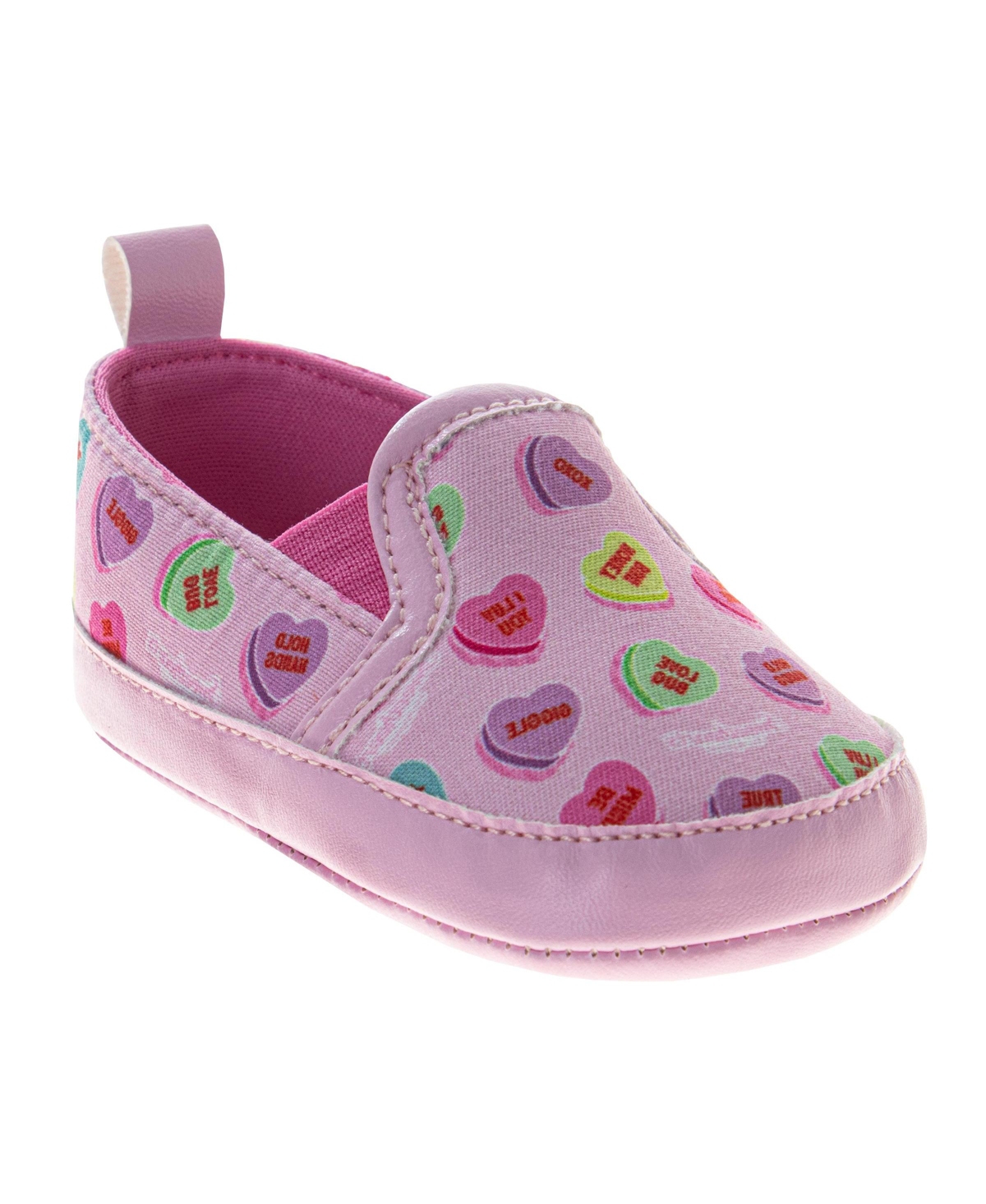 Click here for SweetHearts Little Girls Hearts Slip-On - White pi... prices