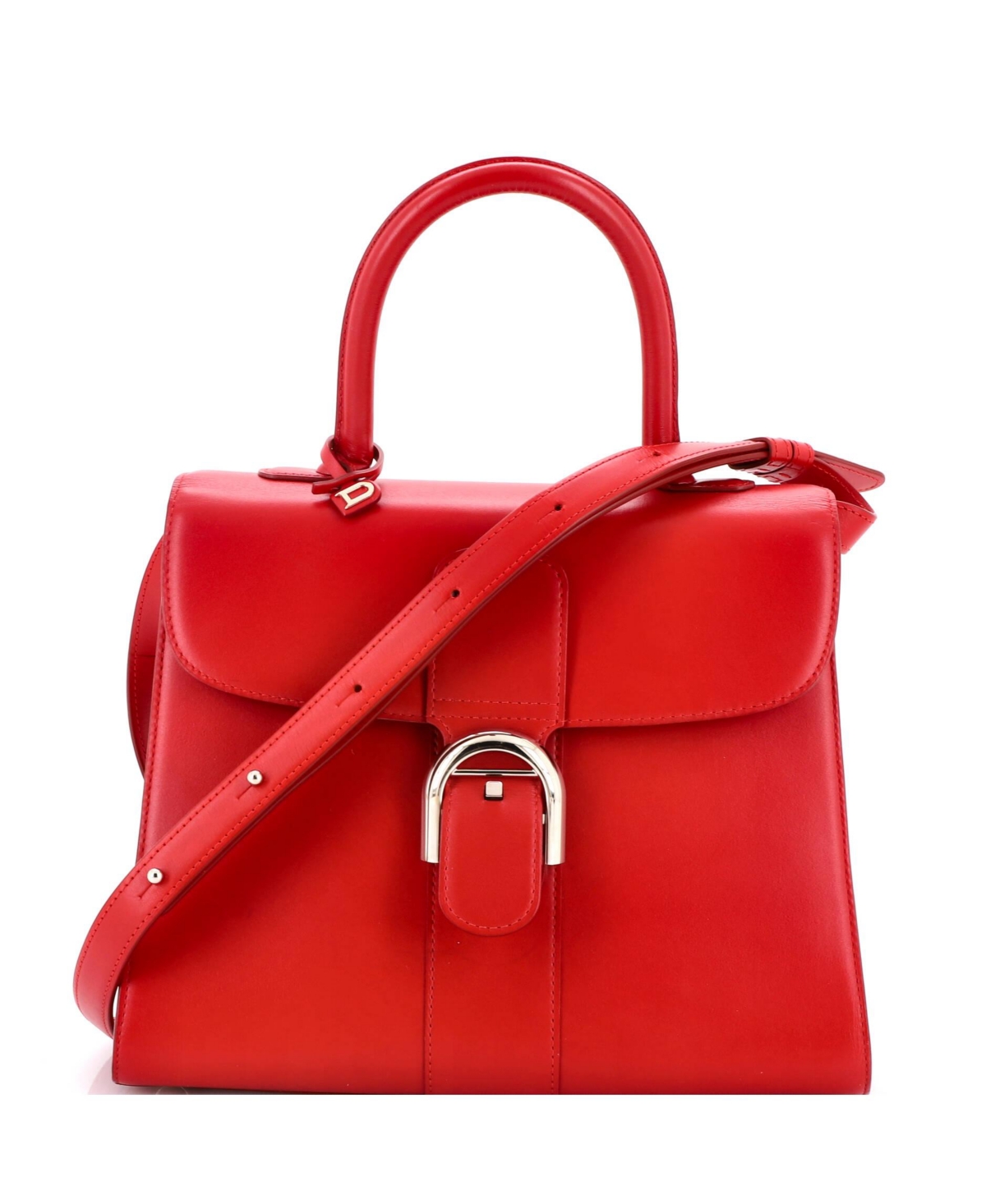 Click here for Pre-Owned Delvaux Mm Brillant Top Handle Bag Leath... prices