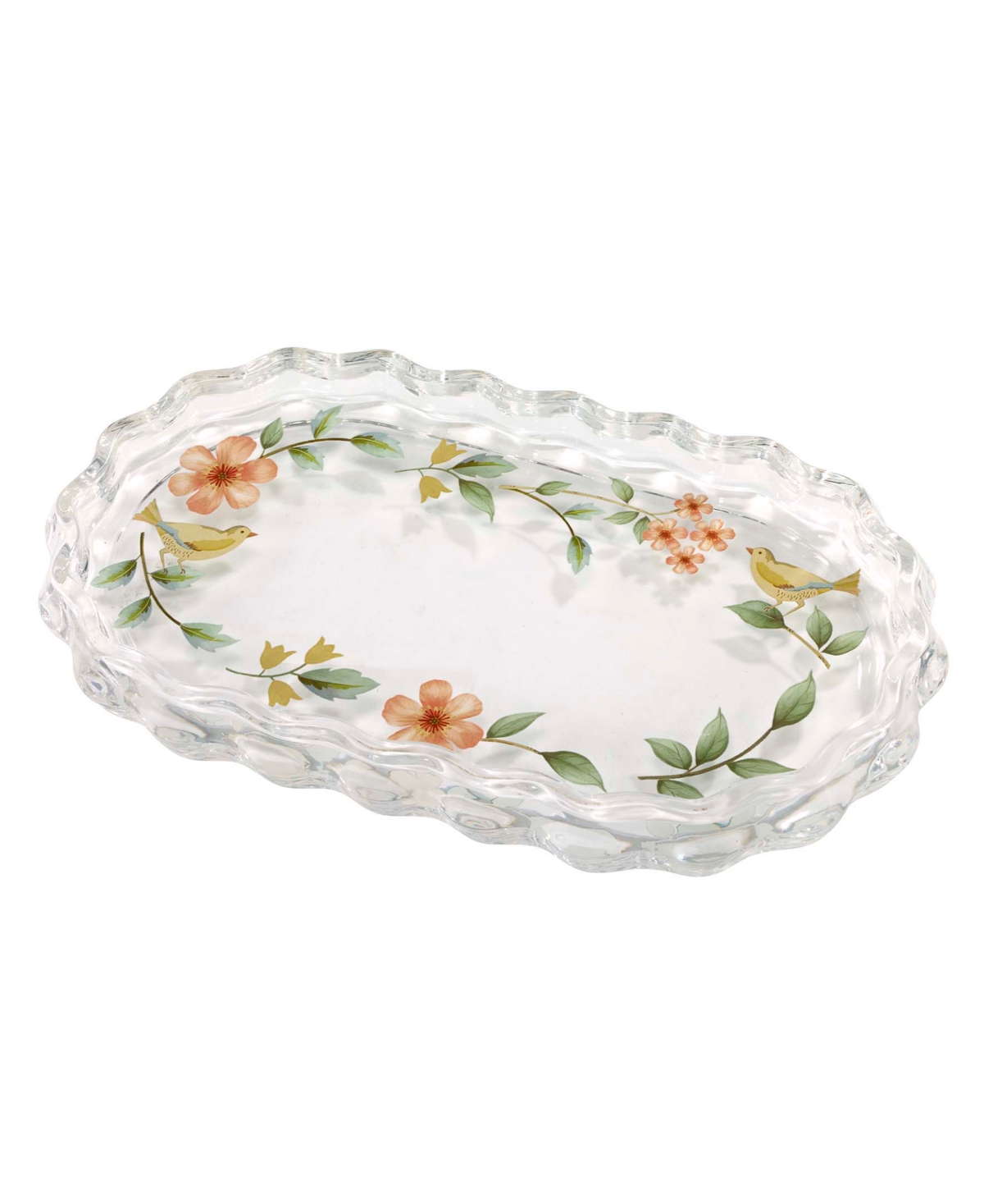 Click here for Avanti Pretty Birds Vanity Tray - Clear prices