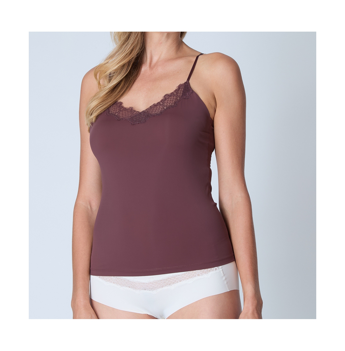 Click here for Uwila Warrior Soft Seamless Camisole with Lace - C... prices