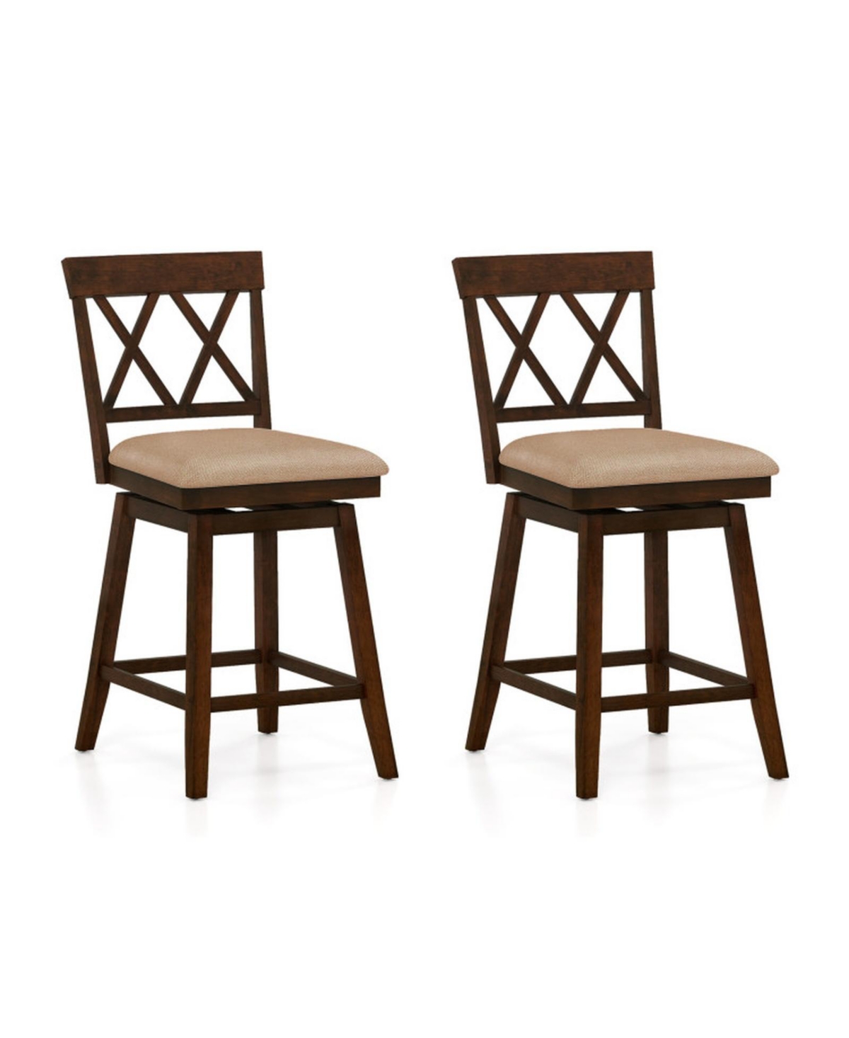 Click here for Gouun 24 in Upholstered Counter Height Bar Stools... prices