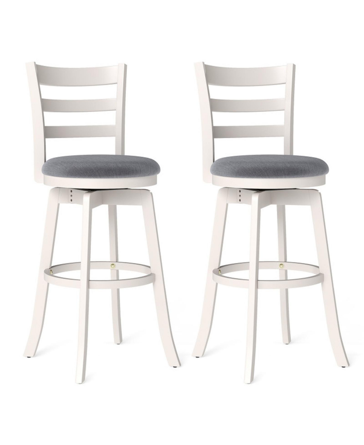 Click here for Gouun 30.5 in Swivel Counter Height Bar Stools Set... prices