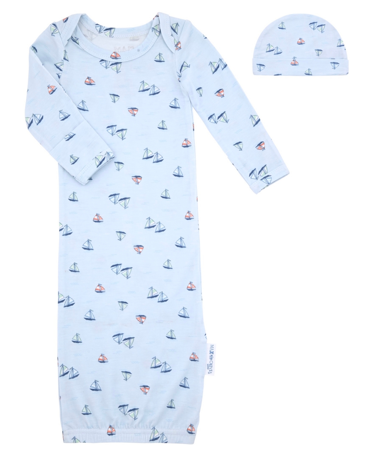 Click here for Max & Olivia Baby Boys Sail Boat Round Neck Gown a... prices