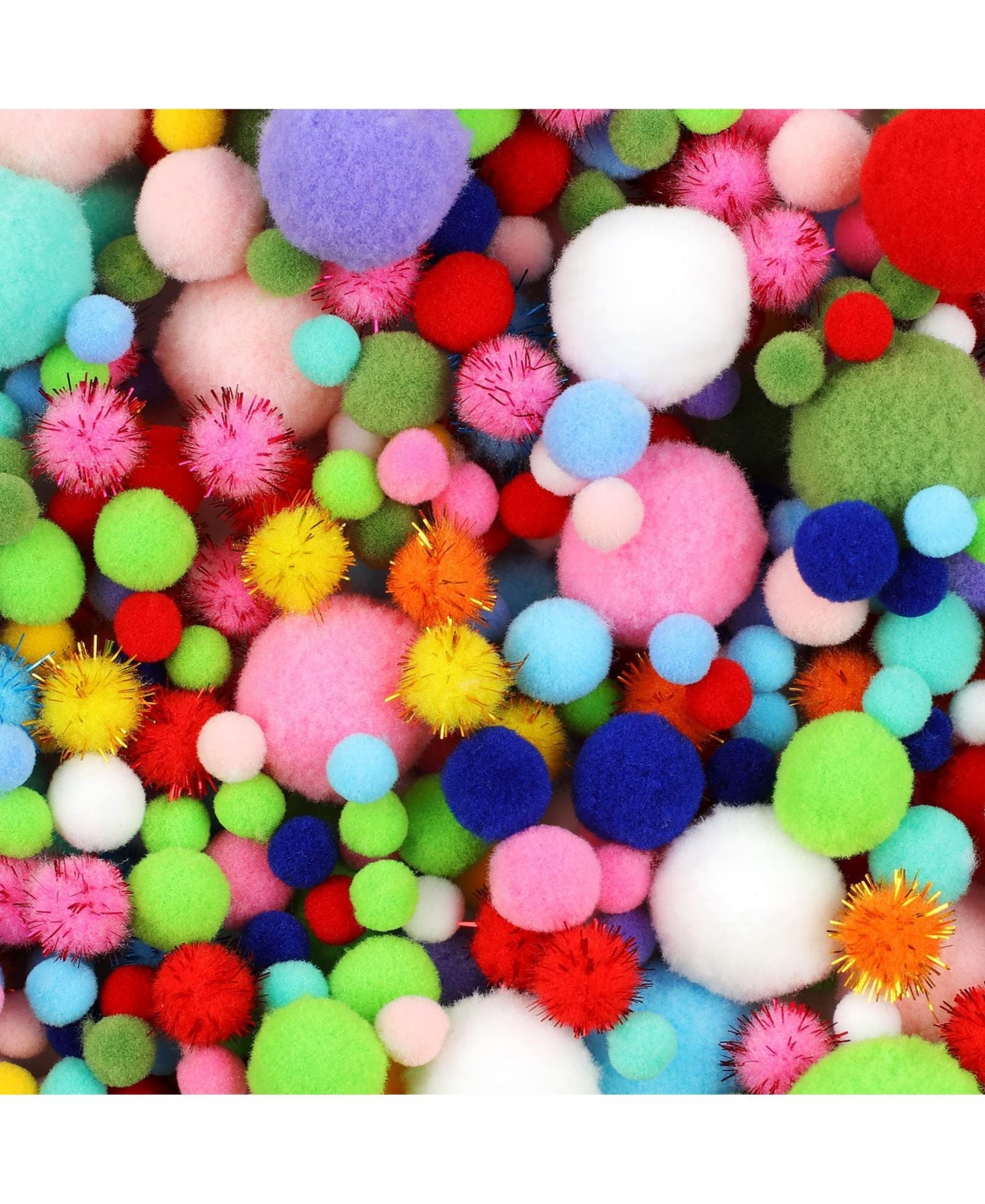 Click here for Gnuadz 900 Pom Poms Bulk Arts Crafts Soft Fluffy A... prices