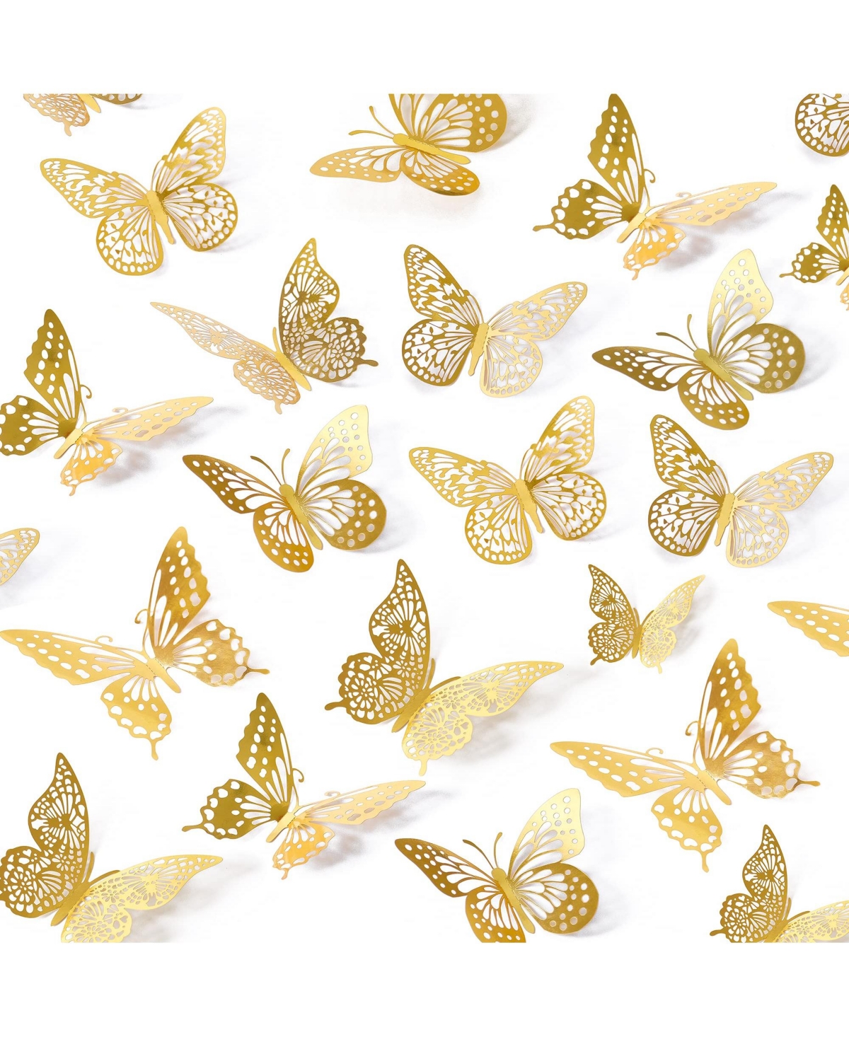 Click here for Gnuadz 48 Pcs 3D Butterfly Wall Decor Removable St... prices