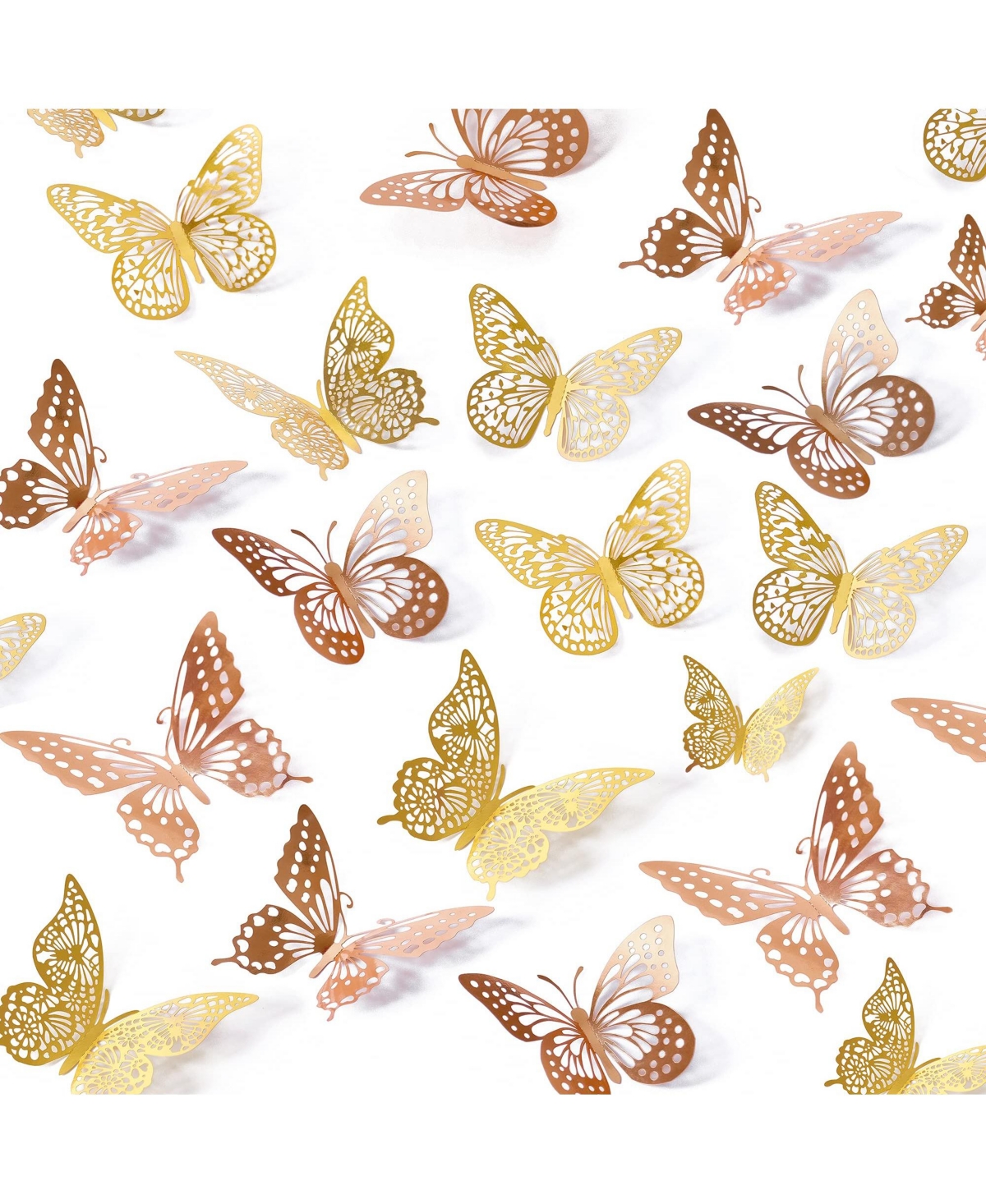 Click here for Gnuadz 48 Pcs 3D Butterfly Wall Decor Removable St... prices