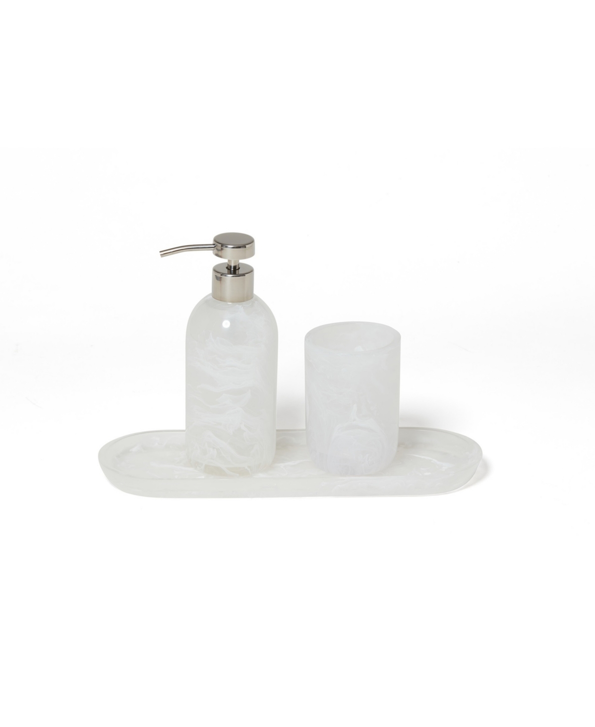 Click here for Roselli Trading Company Clouds 3-Pc. Bath set - Wh... prices