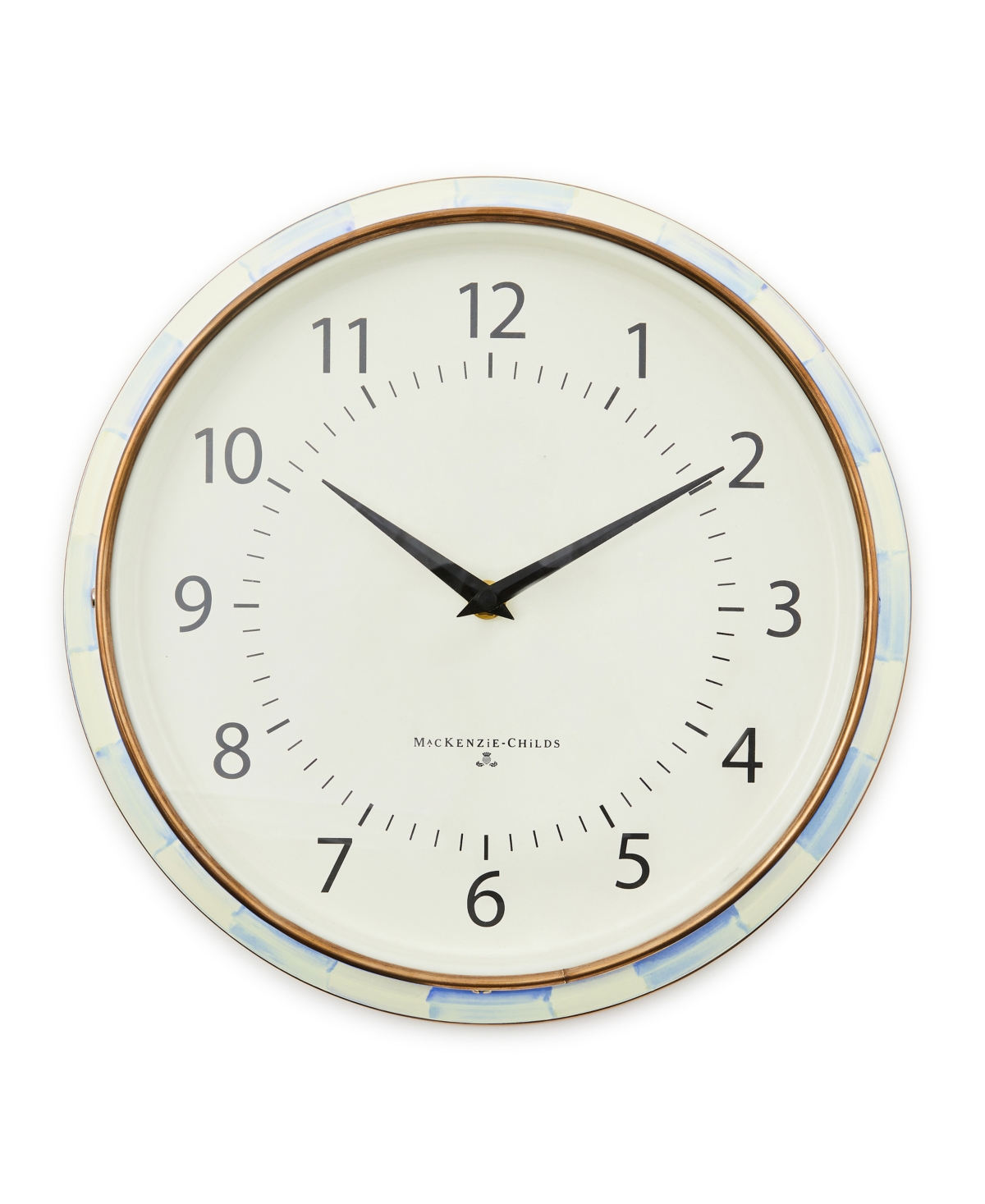 Click here for MacKenzie-Childs Sky Check School Wall Clock - Sky... prices