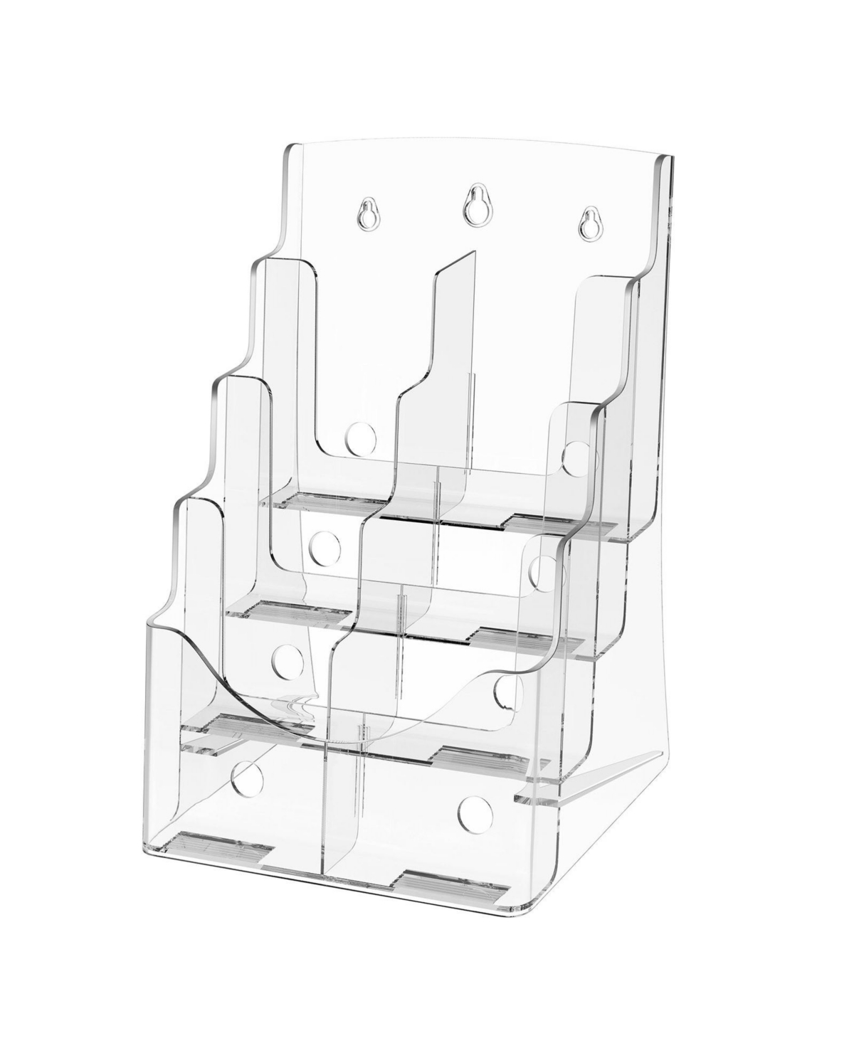 Click here for Sugift Acrylic Brochure Holder 8.5 x 11 in 4-Tier... prices