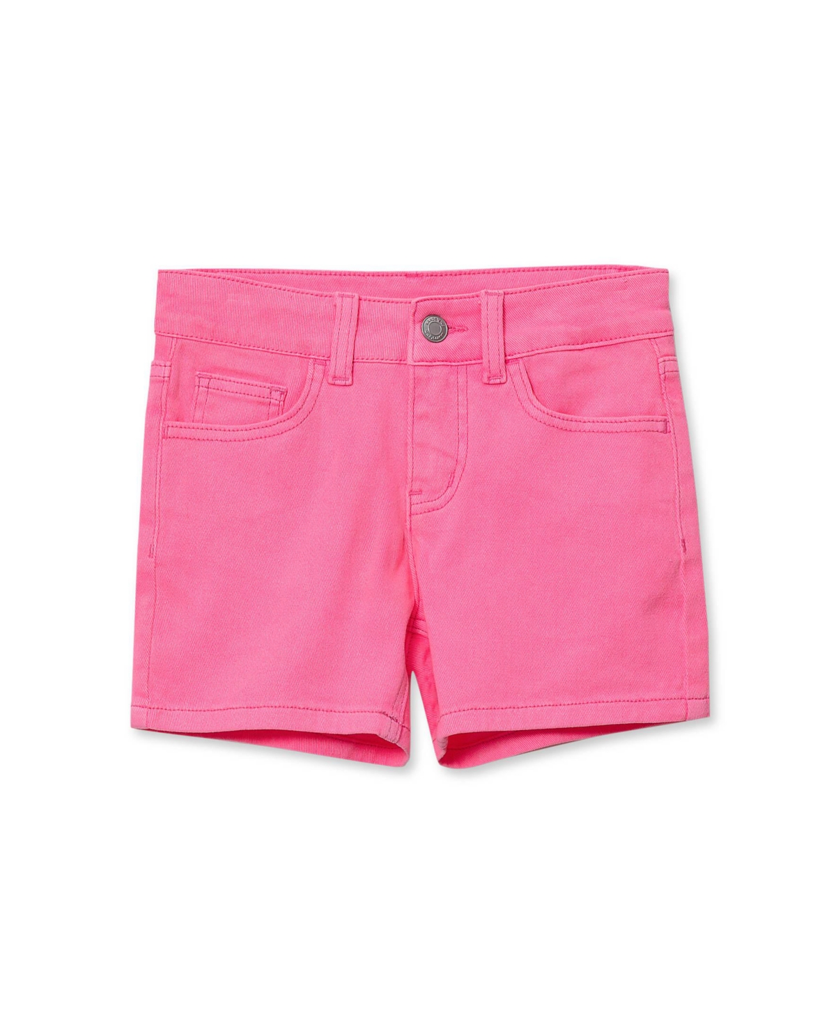 Click here for Lands End Girls Twill 5 Pocket Shorts - Pink cotto... prices