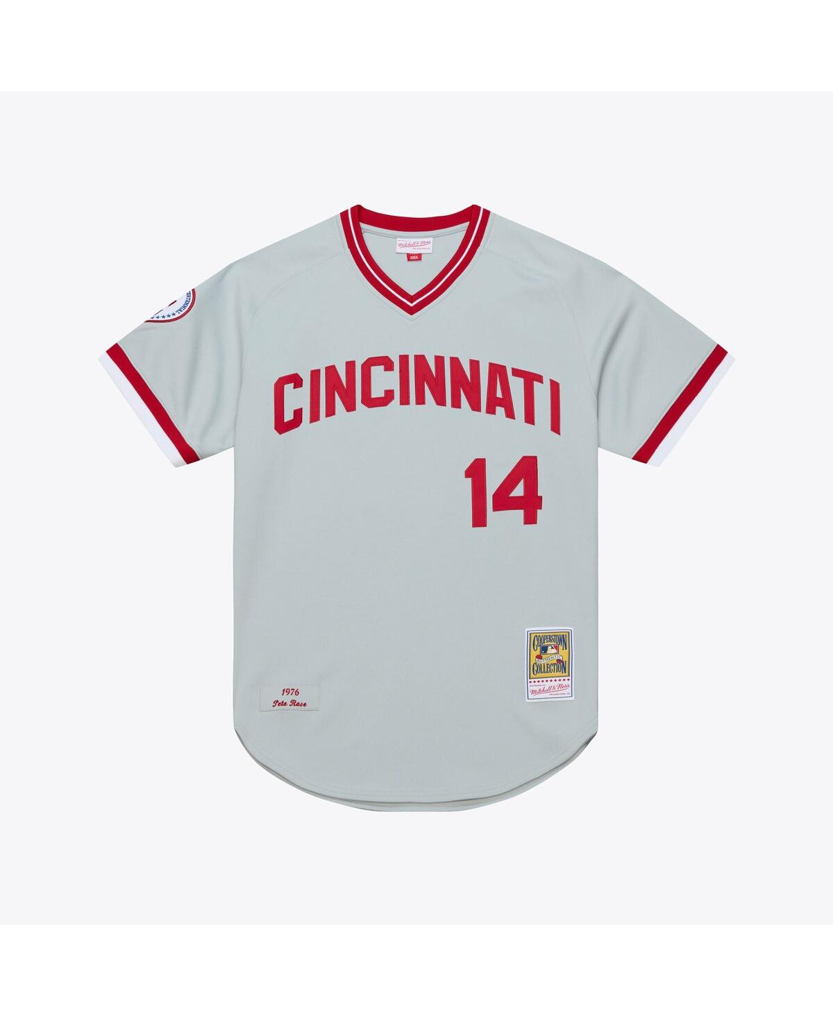 Click here for Mitchell & Ness Mens Pete Rose Gray Cincinnati Red... prices