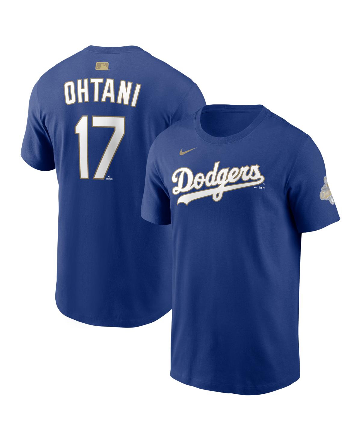 Click here for Nike Mens Shohei Ohtani Royal Los Angeles Dodgers... prices