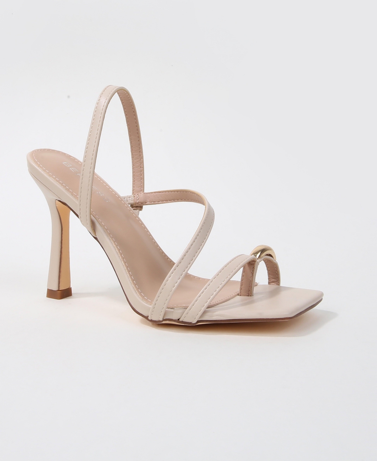 Click here for Berness Womens Hildegarde Heeled Sandals - Beige prices