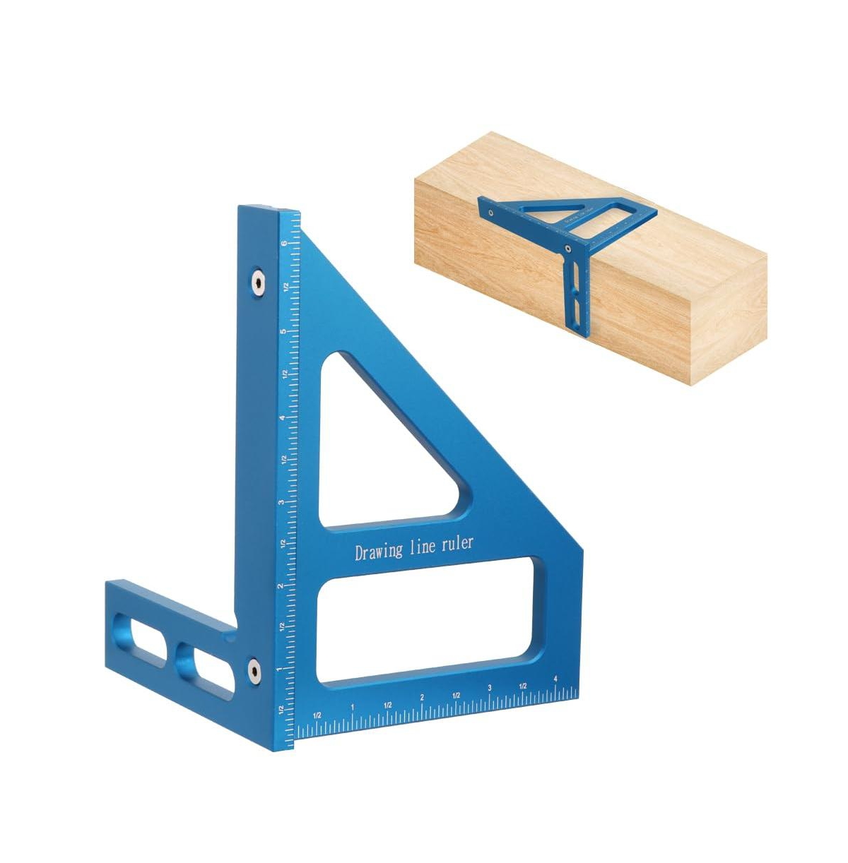 Click here for Gnuadz Imperial 3D Multi-Angle Measuring Ruler Alu... prices