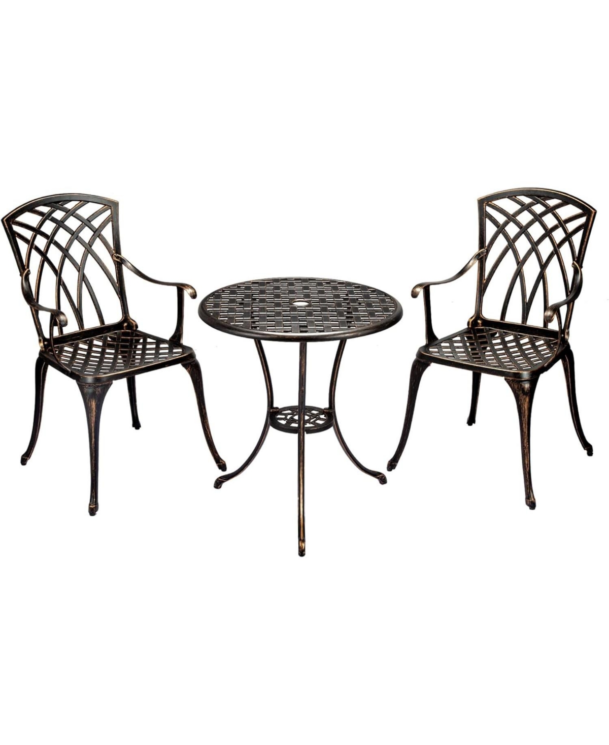 Click here for gaomon Bistro Set - Outdoor Bistro Set for 2 Wroug... prices